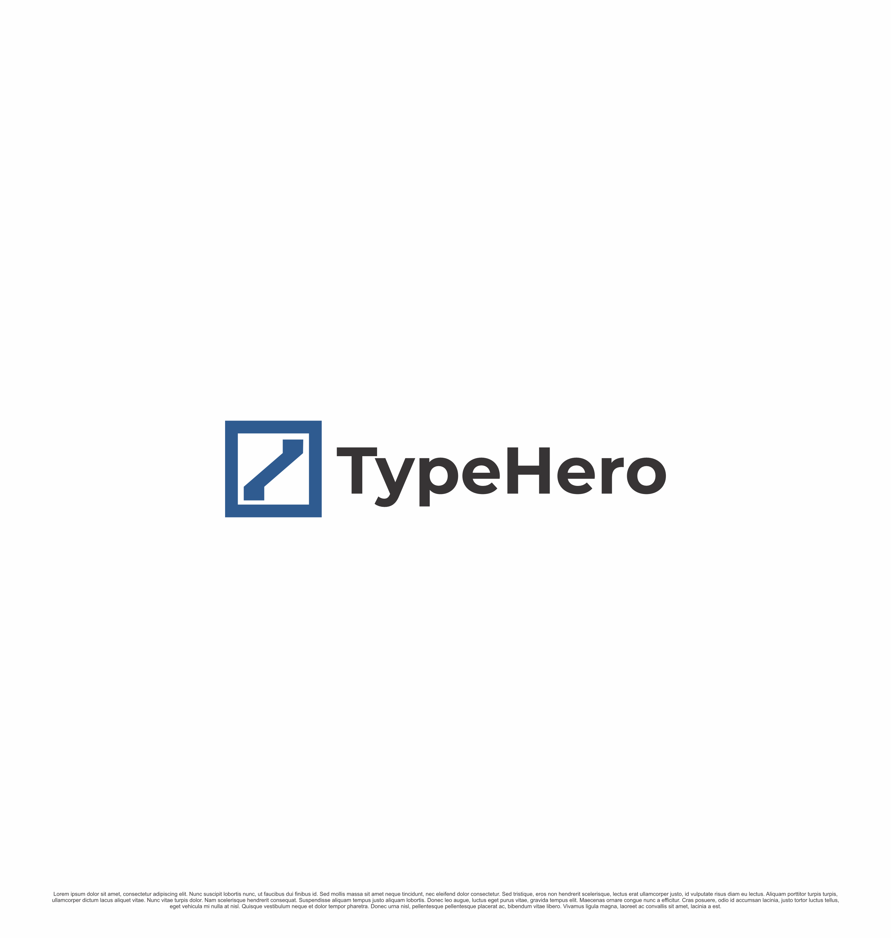 Logo Design for TypeHero by saesean | Design #32774896