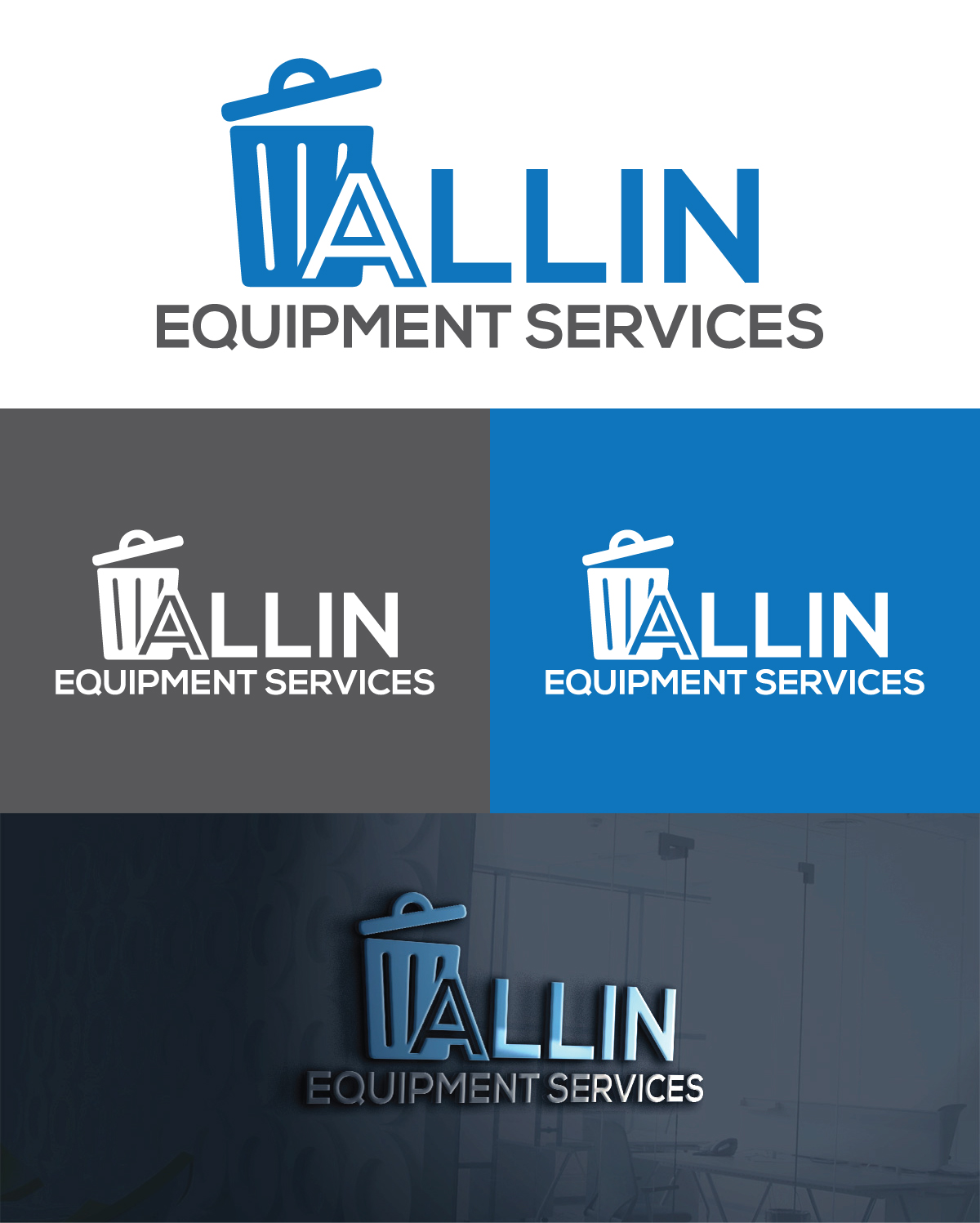 Elegant, Playful Logo Design for Allin Equipment Services by LogoHenter ...