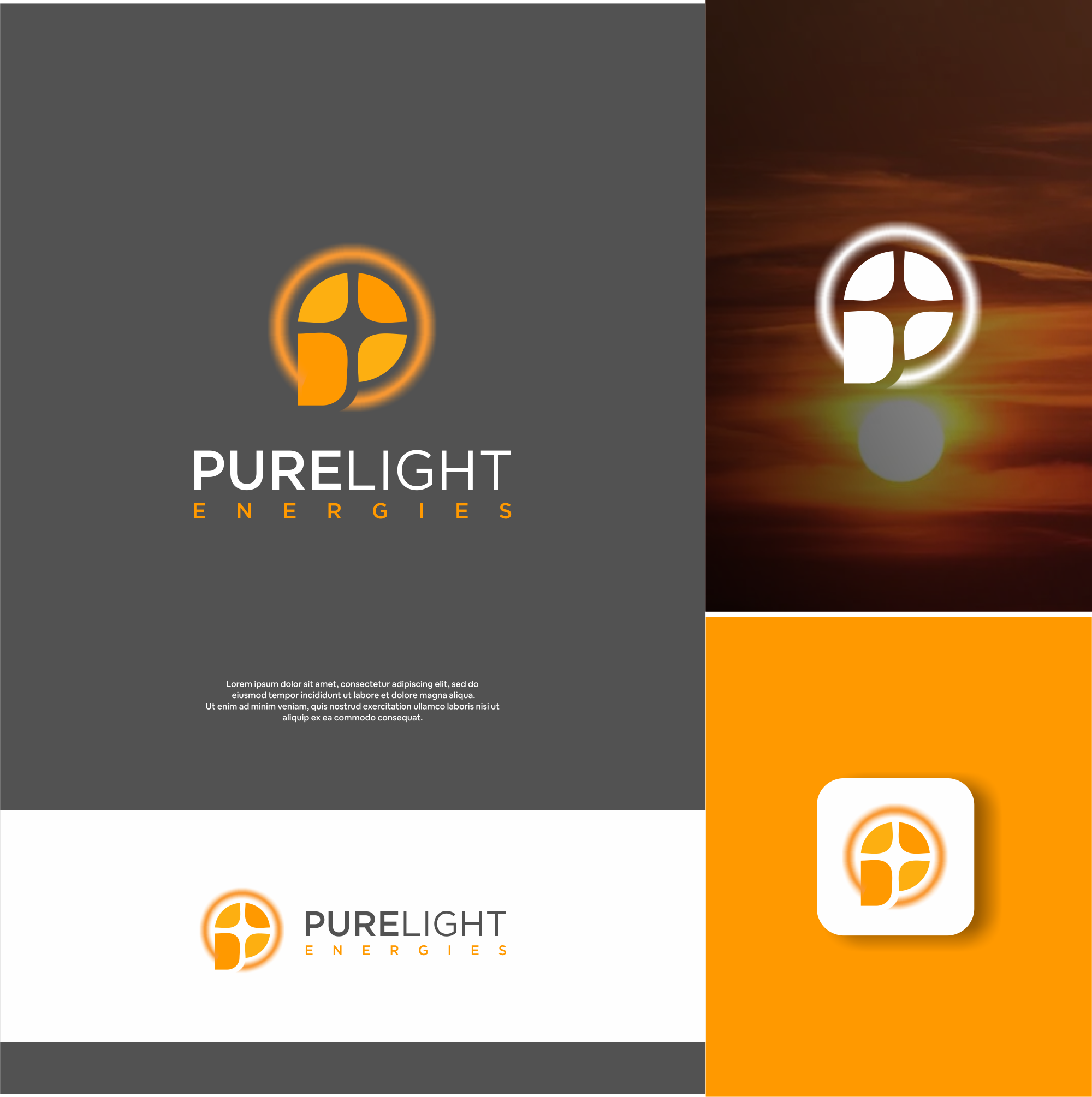 Elegant, Playful Logo Design for Pure Light Energies by DesignFirst ...