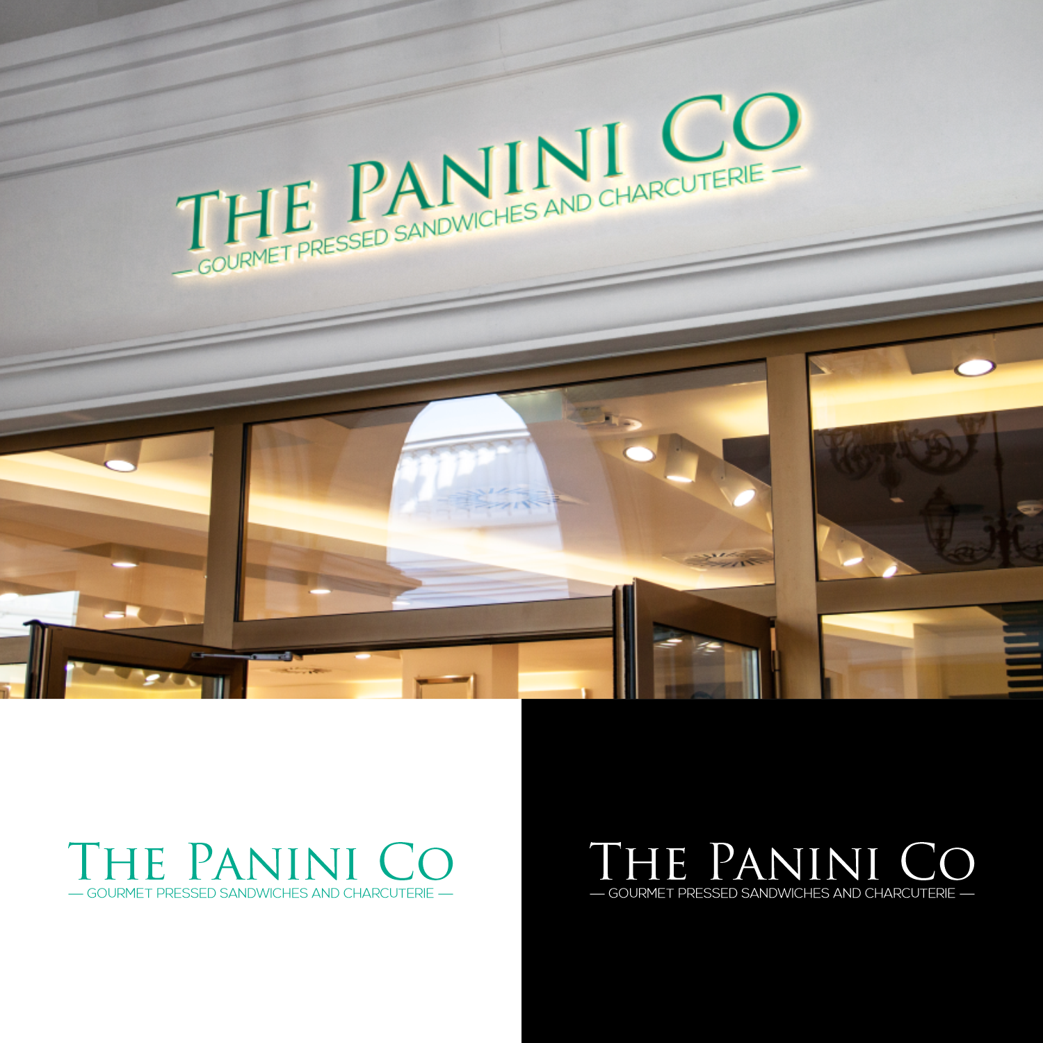Logo Design for Logo: The Panini Co. Slogan: Gourmet Pressed Sandwiches ...