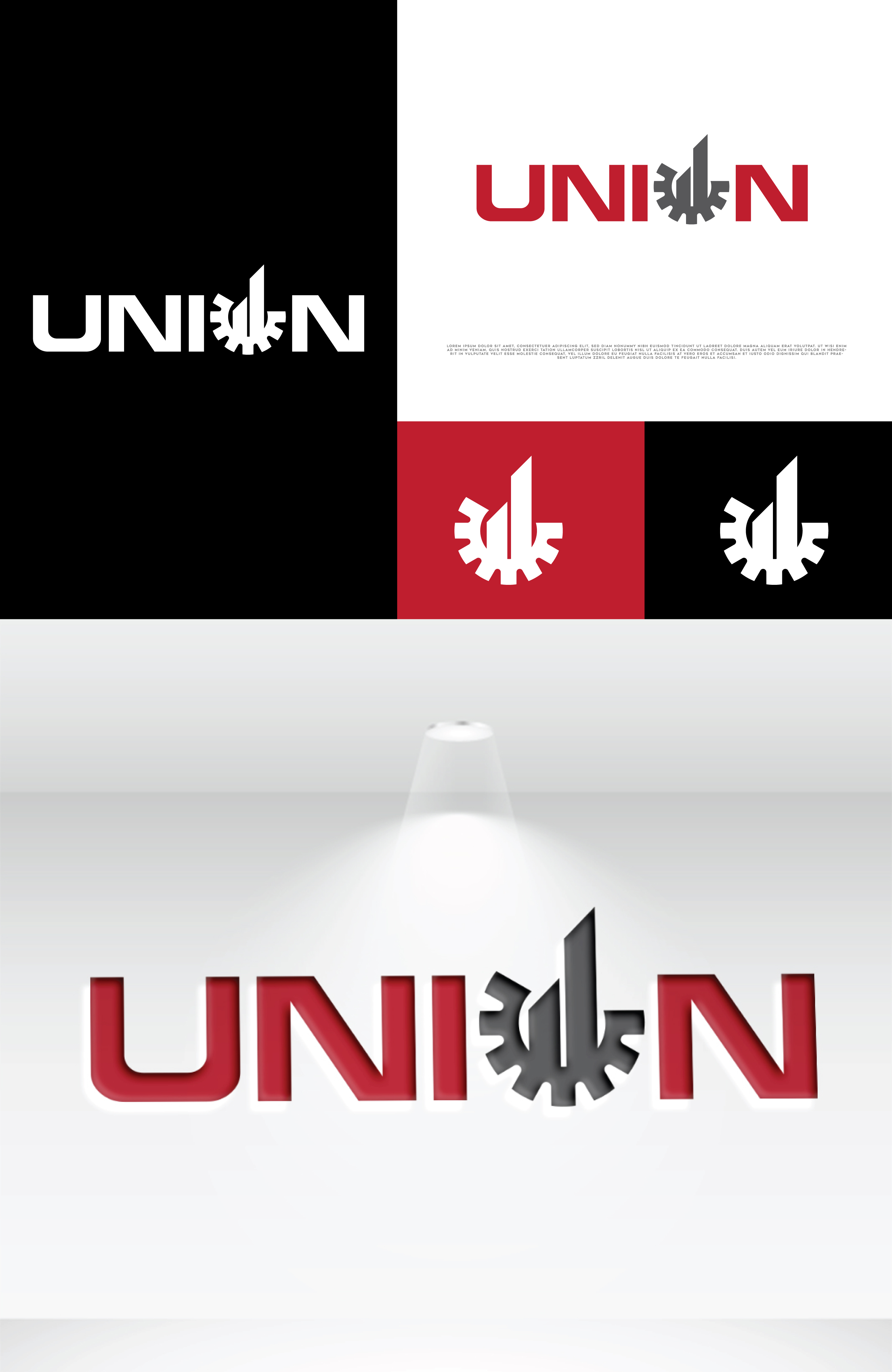 Playful, Modern, Industrial Logo Design for Union by Diane 01 | Design ...