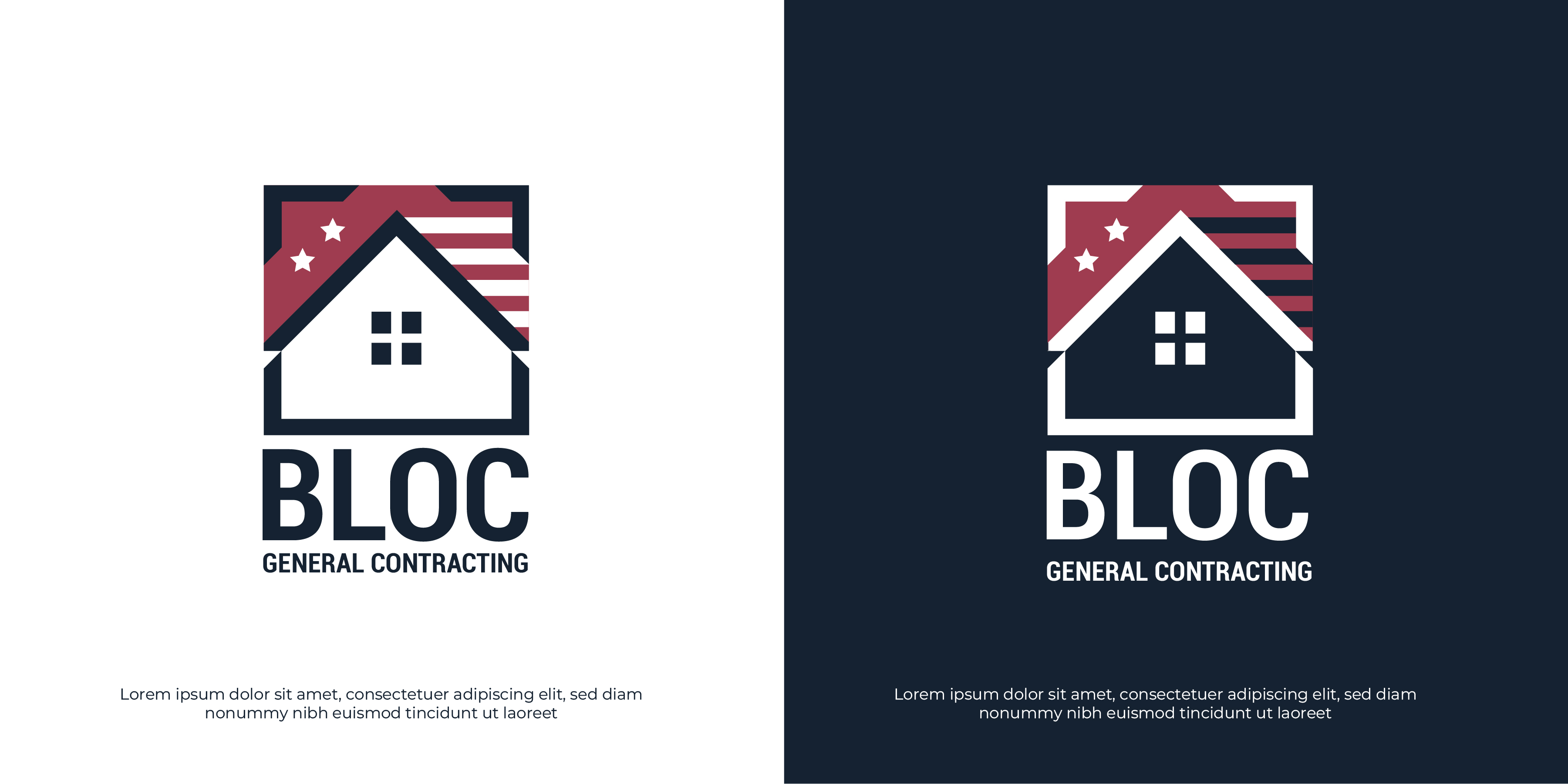 Elegant, Playful, Construction Logo Design for Bloc General Contracting ...