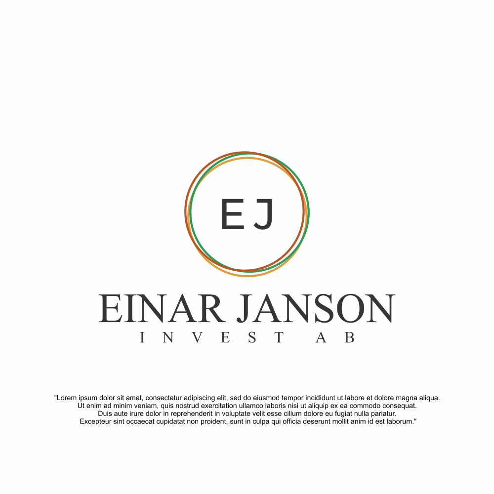 Logo Design for Einar Janson Invest AB by Celinedyah | Design #32777910