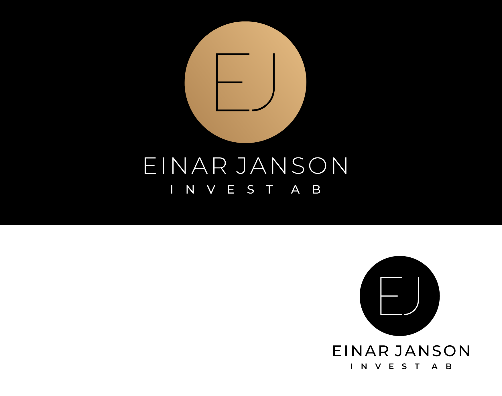 Logo Design for Einar Janson Invest AB by Stelery | Design #32776213