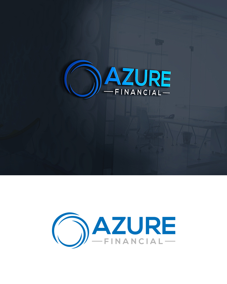 Upmarket, Elegant, Financial Services Logo Design for Azure Financial ...