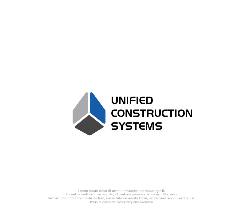 Professional, Serious, Construciton Logo Design for Unified ...