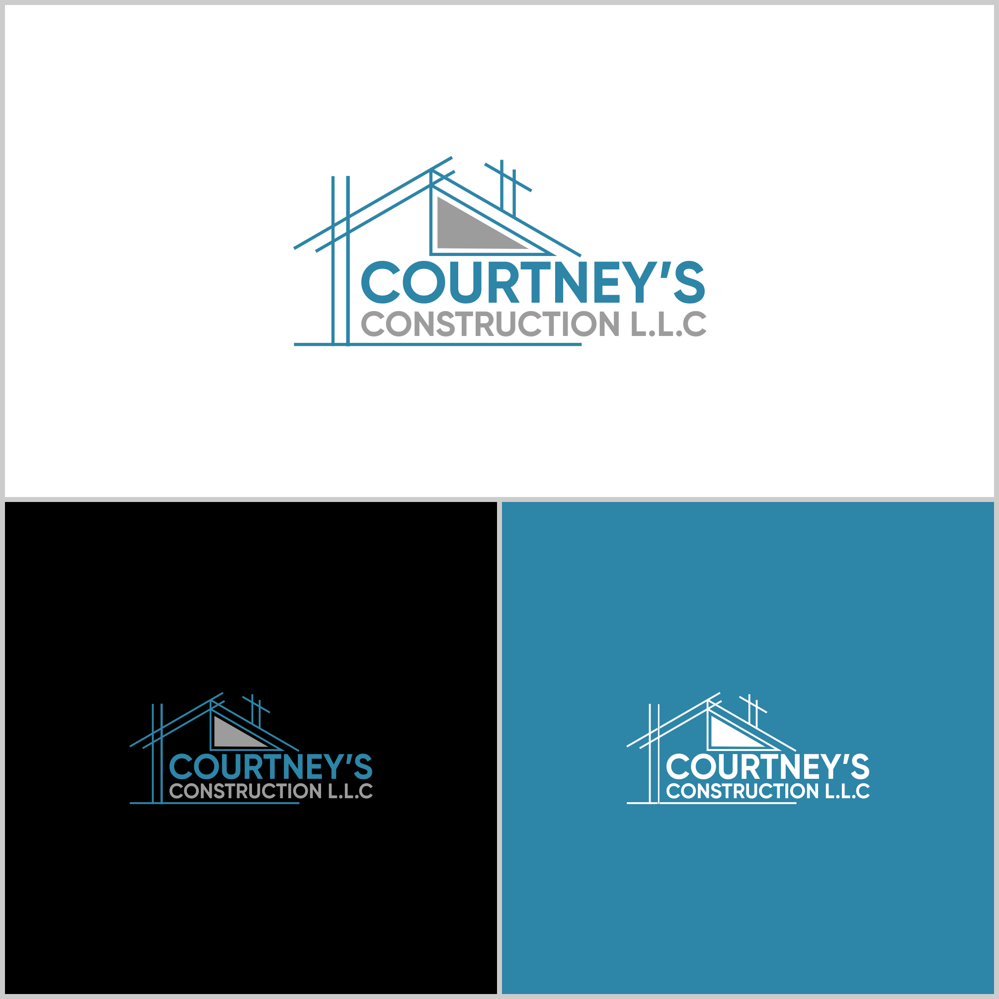 Serious, Modern, Construction Logo Design for Courtney’s Construction L ...