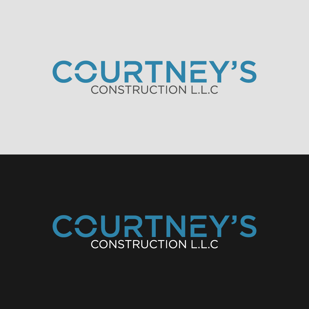 Serious, Modern, Construction Logo Design for Courtney’s Construction L ...