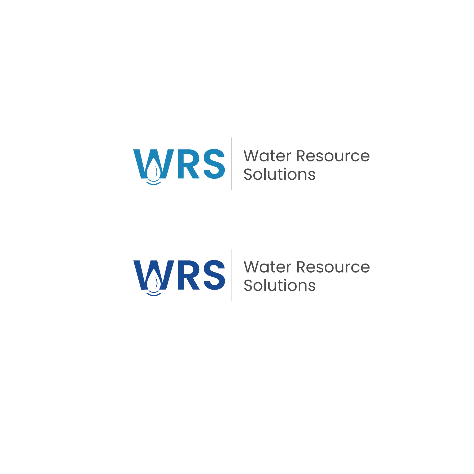 Logo Design for WRS | Water Resource Solutions by pipra | Design #33119436