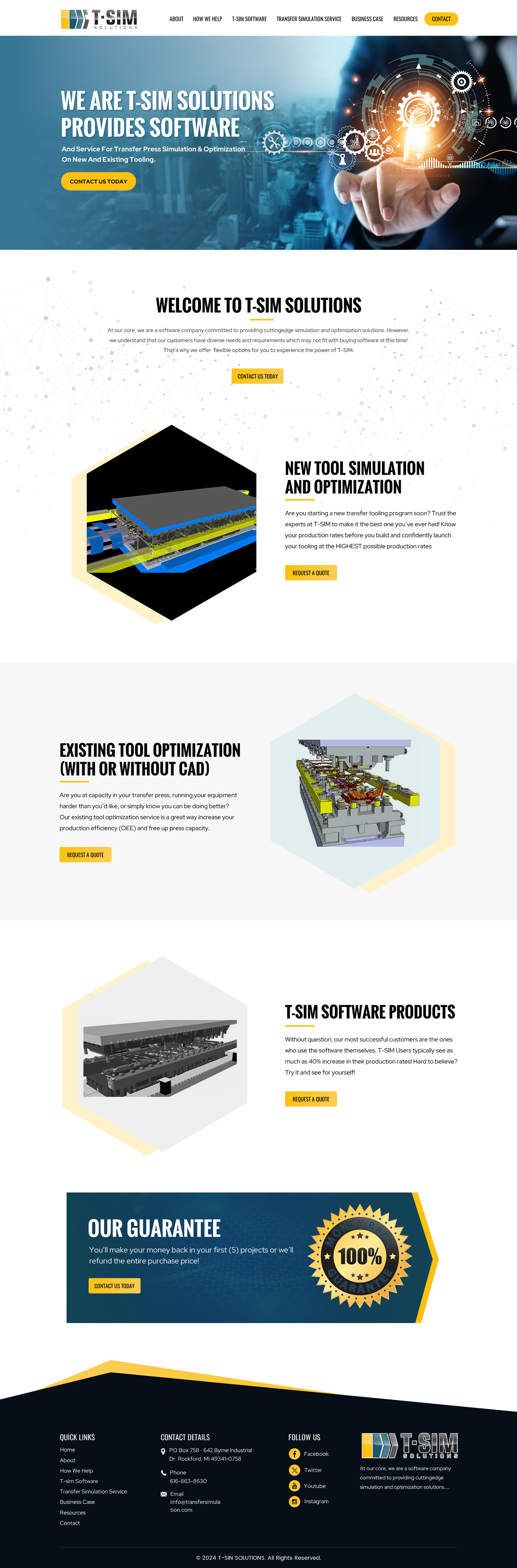 Landing Page Design for T-SIM Solutions by Sbss | Design #32815066