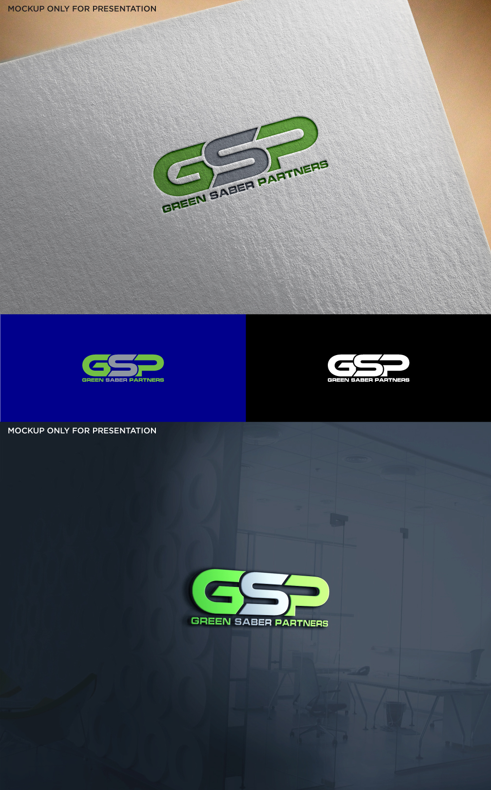 Logo Design for Green Saber Partners or GSP by SemaAkter | Design #32790307