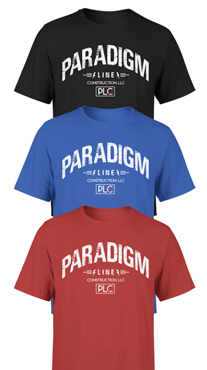 Paradigm merch | 29 T-shirt Designs for PARADIGM LINE CONSTRUCTION LLC