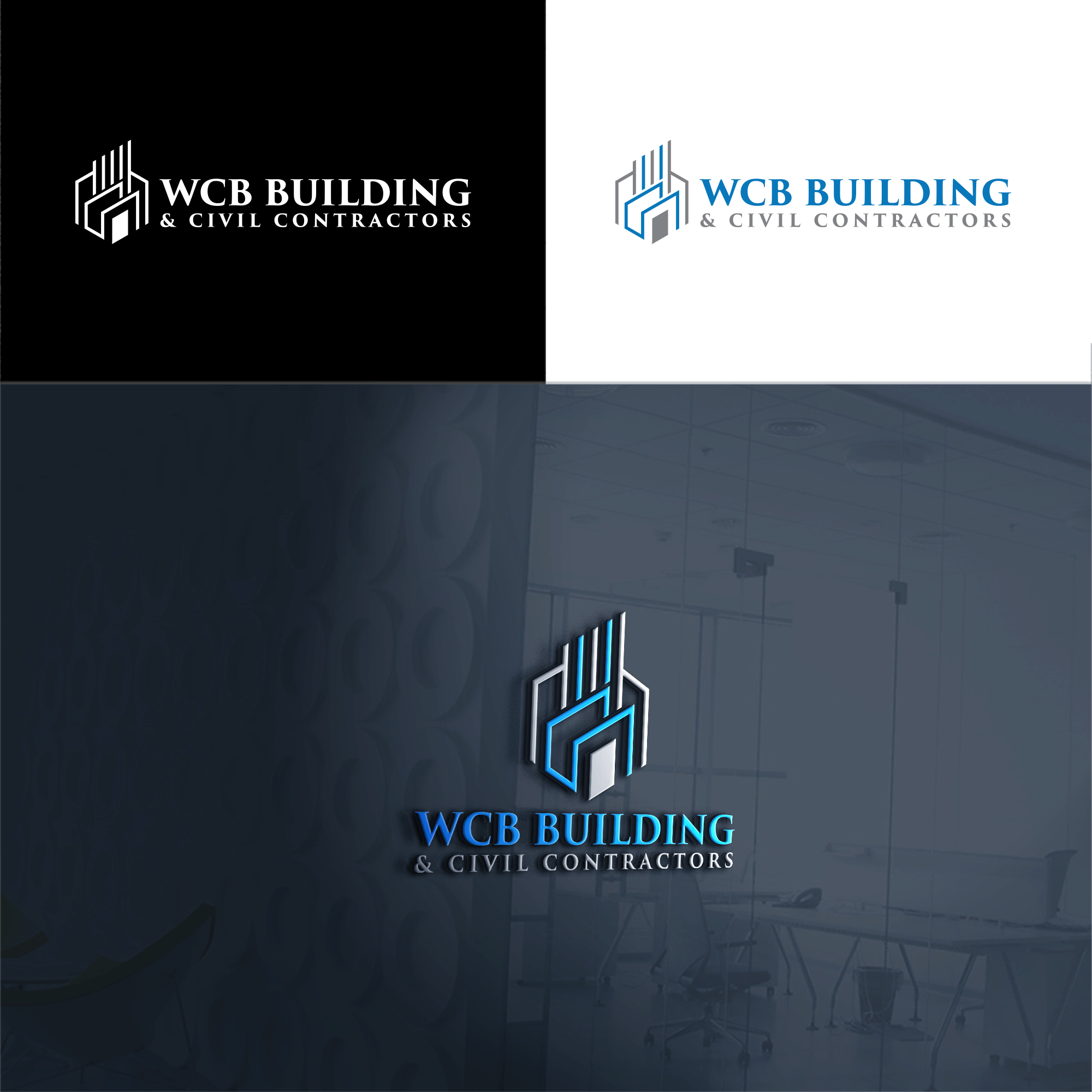 Elegant, Playful, Building construction civil Logo Design for WCB ...