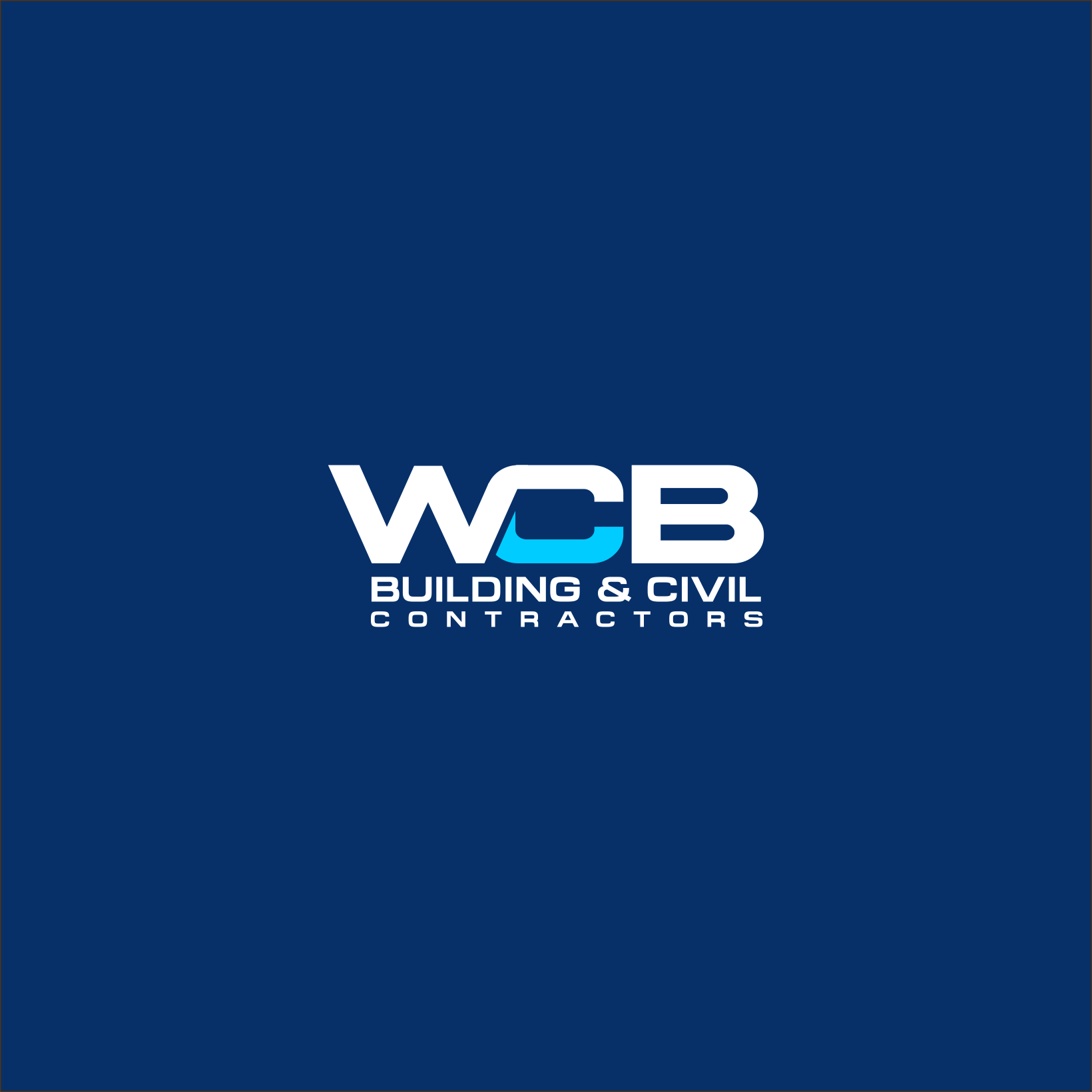 Elegant, Playful, Building construction civil Logo Design for WCB Building & Civil Contractors ...