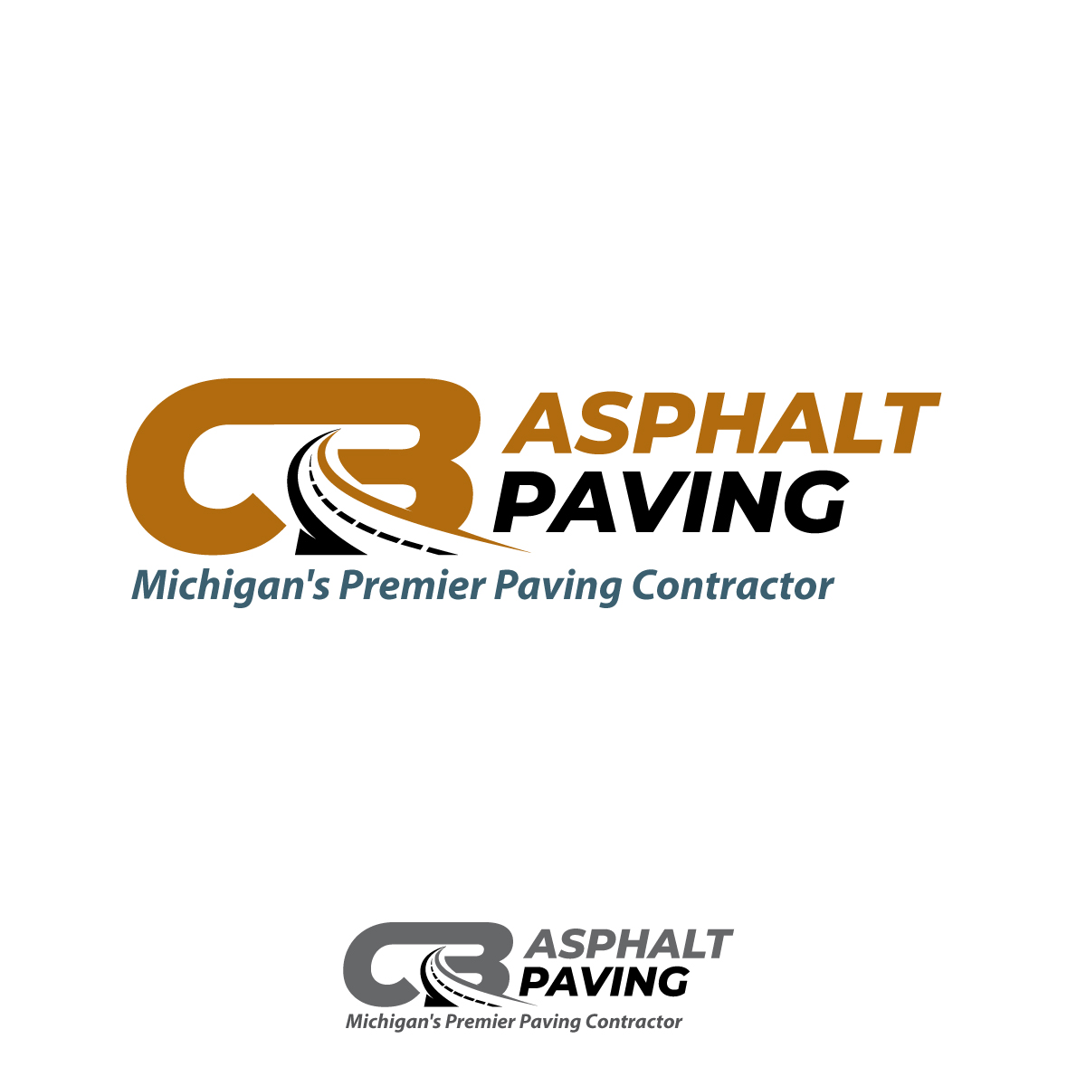Professional, Masculine, Asphalt paving and maintenance Logo Design for ...