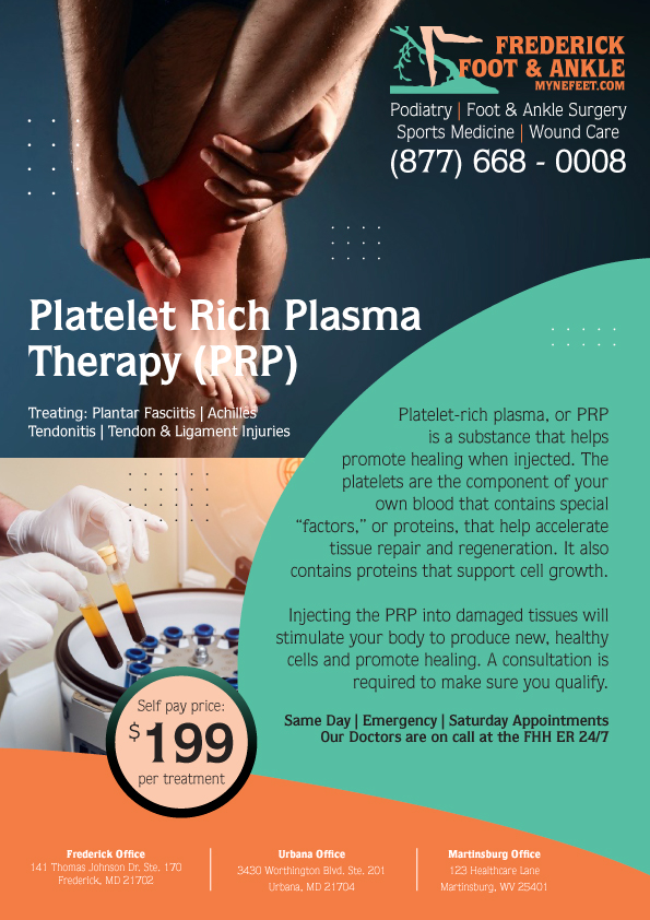 Professional, Bold, Healthcare Flyer Design for Frederick Foot & Ankle ...