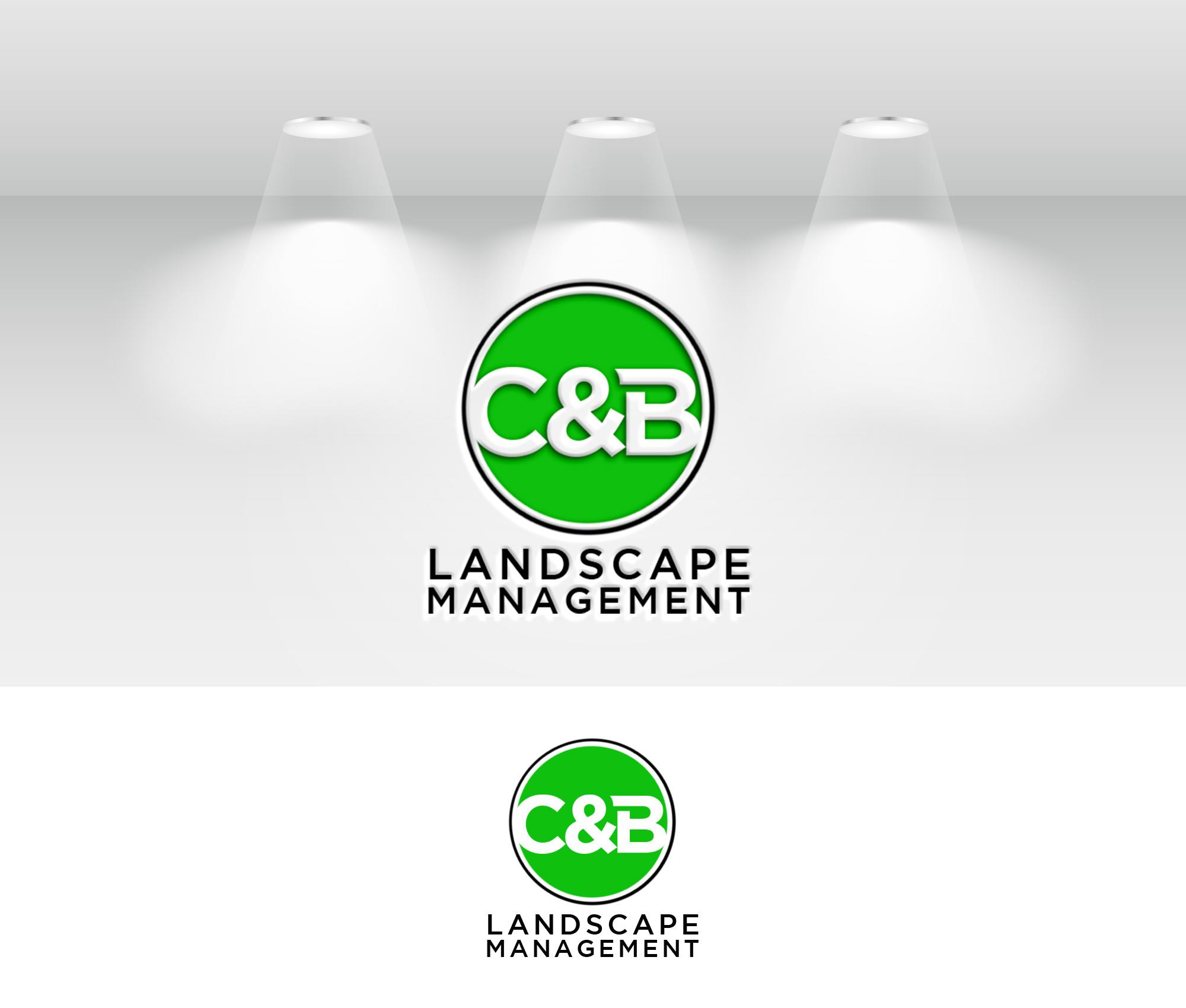 Modern, Bold, Landscaping and construction Logo Design for C&B ...
