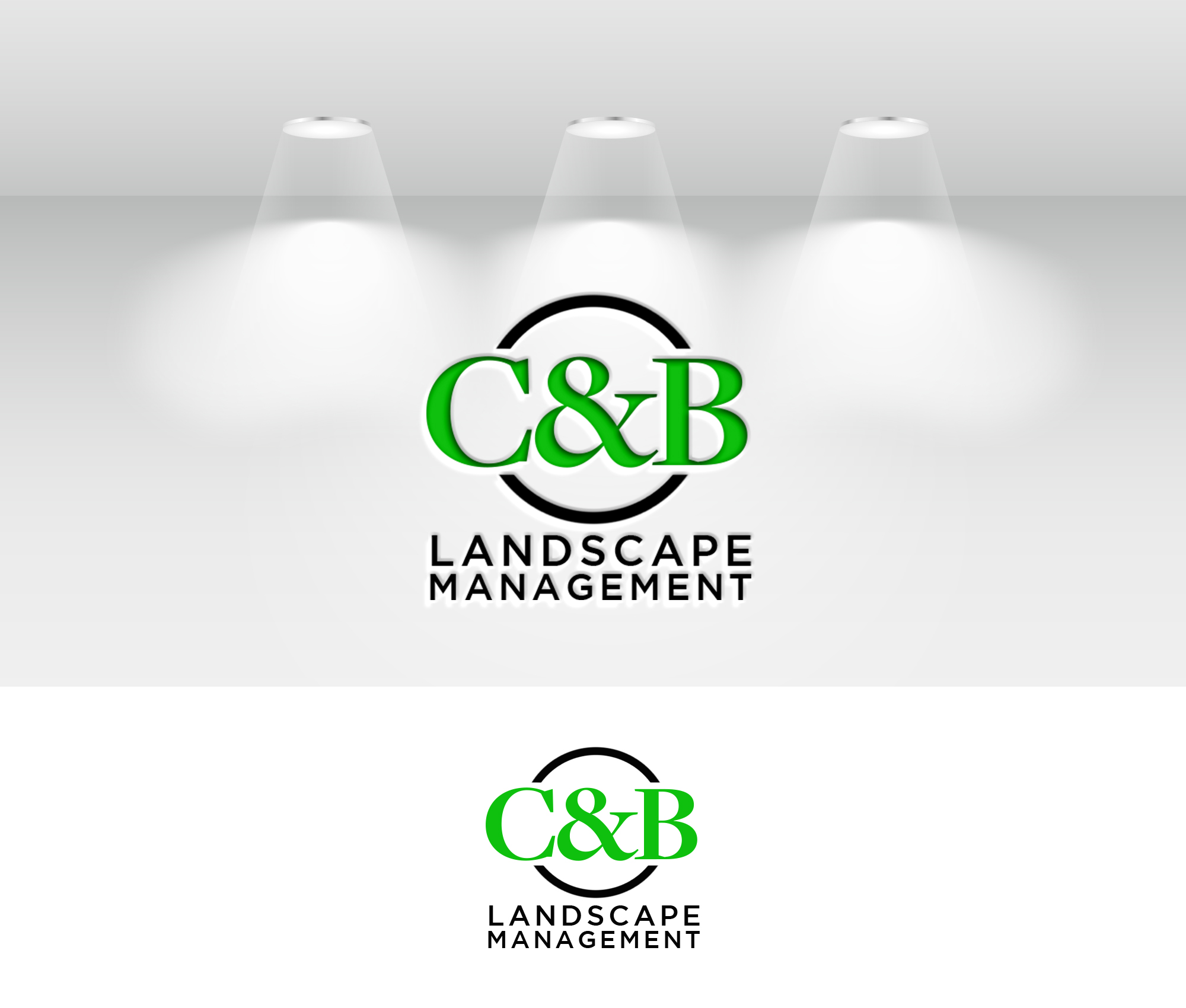 Modern, Bold, Landscaping and construction Logo Design for C&B ...