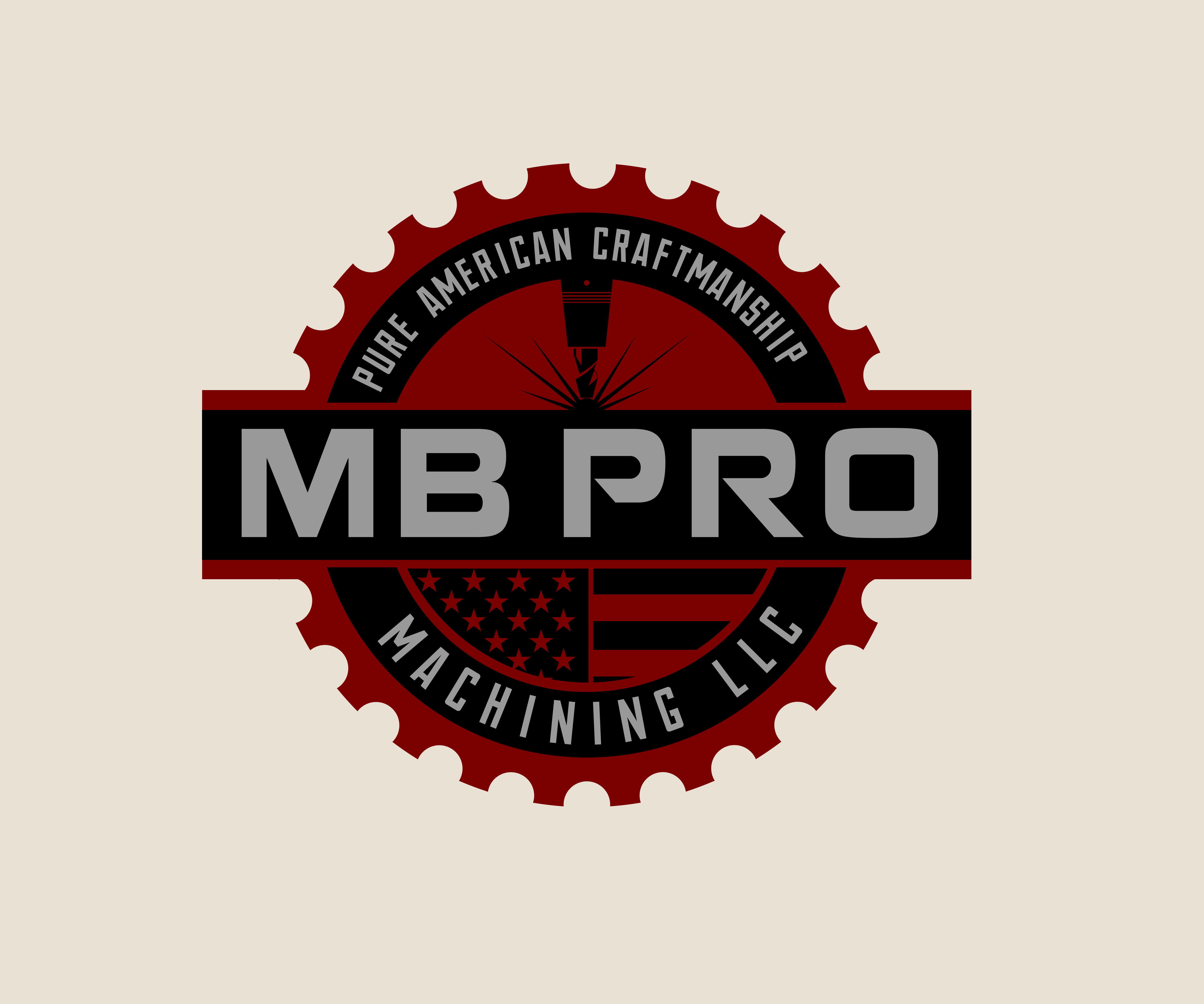 Elegant, Playful, CNC Manufacturing Logo Design for MB Pro Machining ...