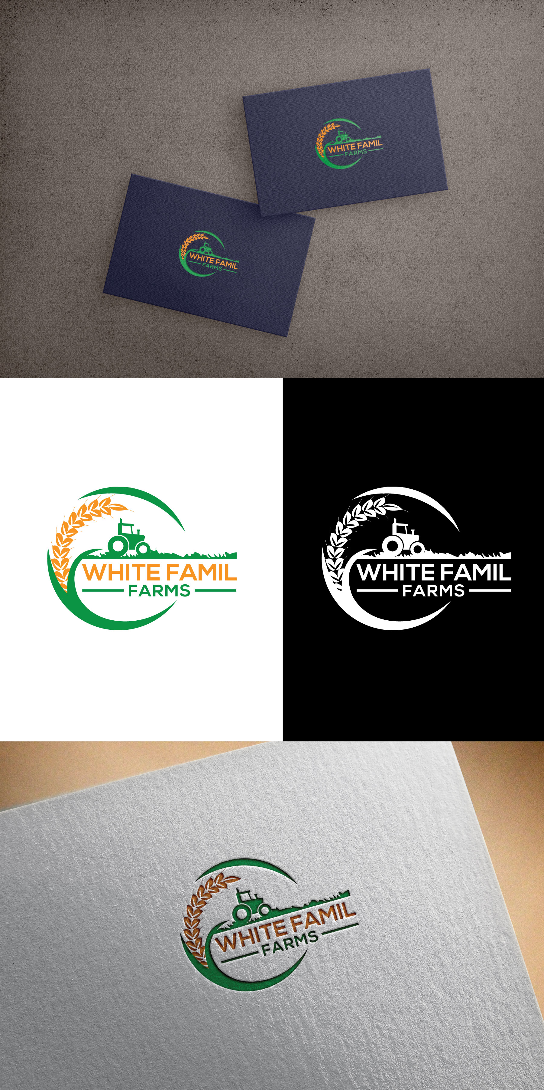 Conservative, Elegant, Farm Logo Design for White Family Farms by ...