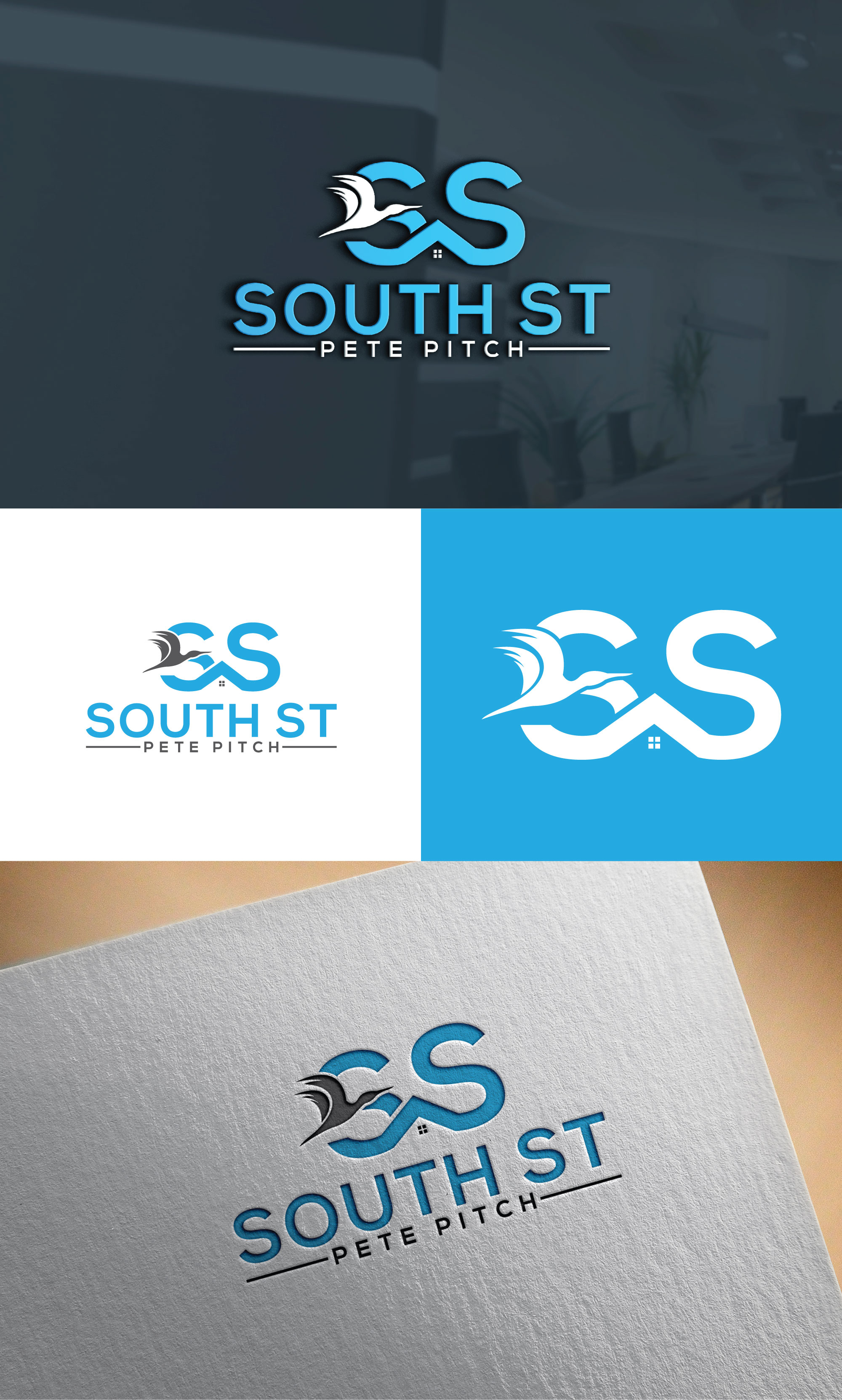 Colorful, Bold, Real Estate Logo Design for South St Pete Pitch OR ...