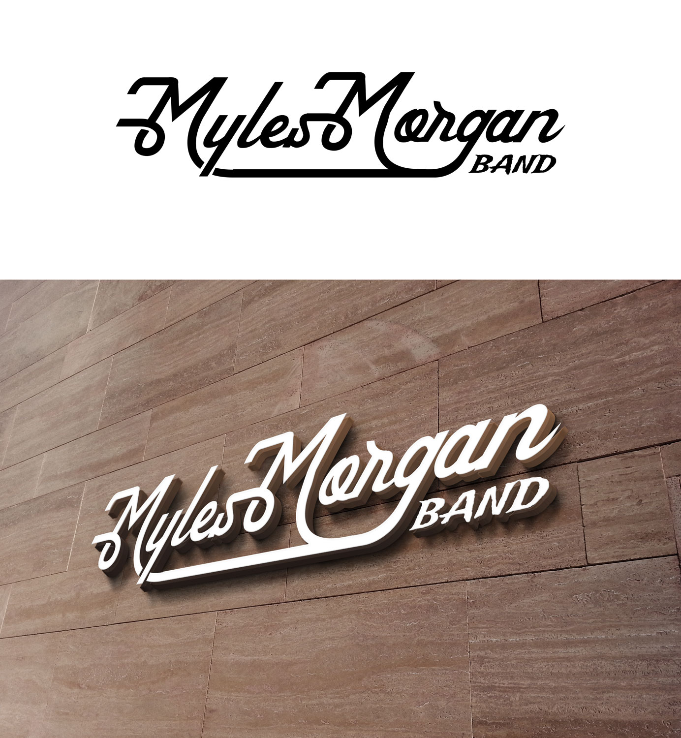 Masculine, Conservative, Music Logo Design for Myles Morgan Band by ...