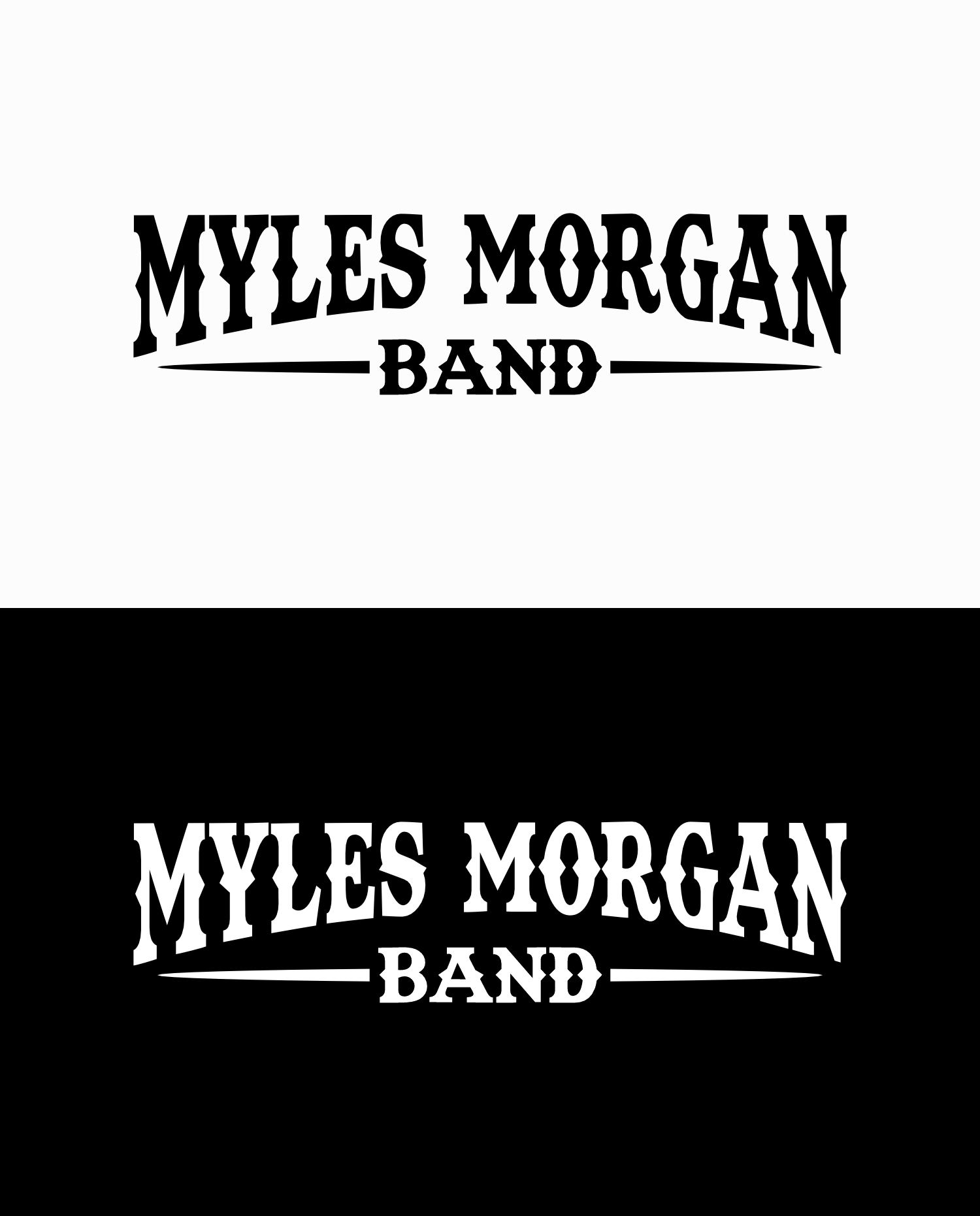 Masculine, Conservative, Music Logo Design for Myles Morgan Band by B8 ...