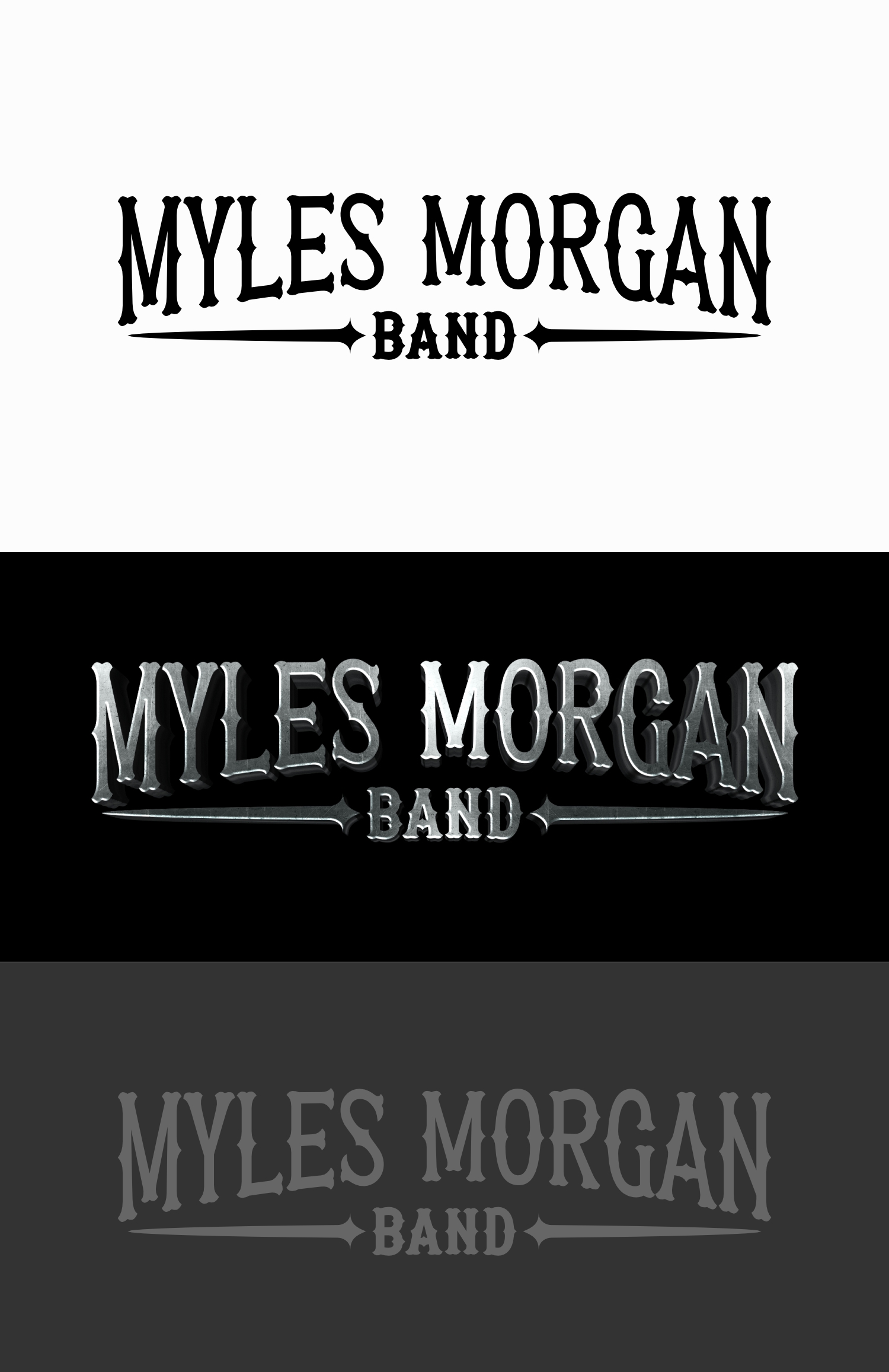 Masculine, Conservative, Music Logo Design for Myles Morgan Band by B8 ...