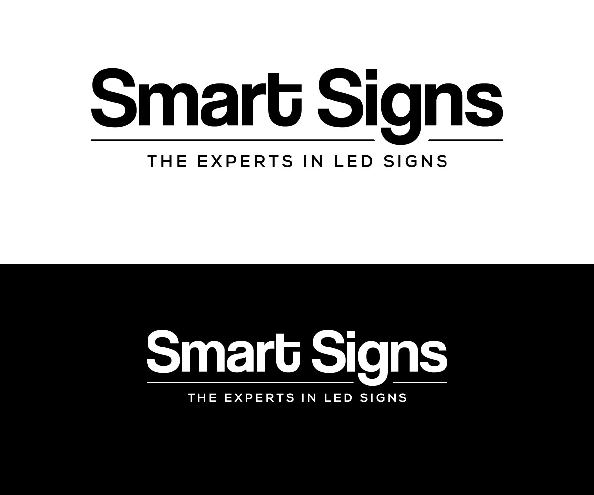 Bold, Conservative, Sign Industry Logo Design for Smart Signs by ...