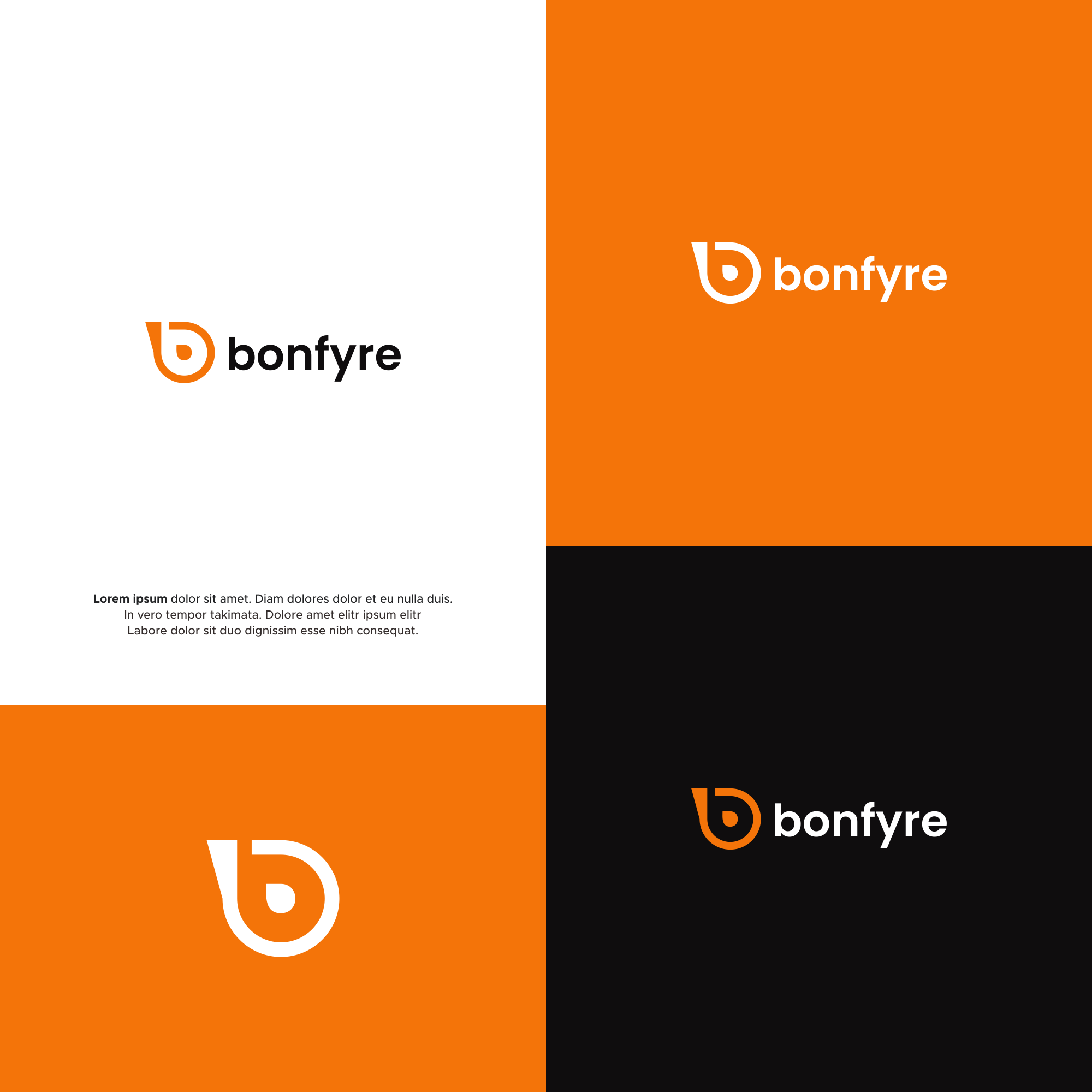 Bold, Masculine, Marketing Agency Logo Design for Bonfyre by Gethuk ...