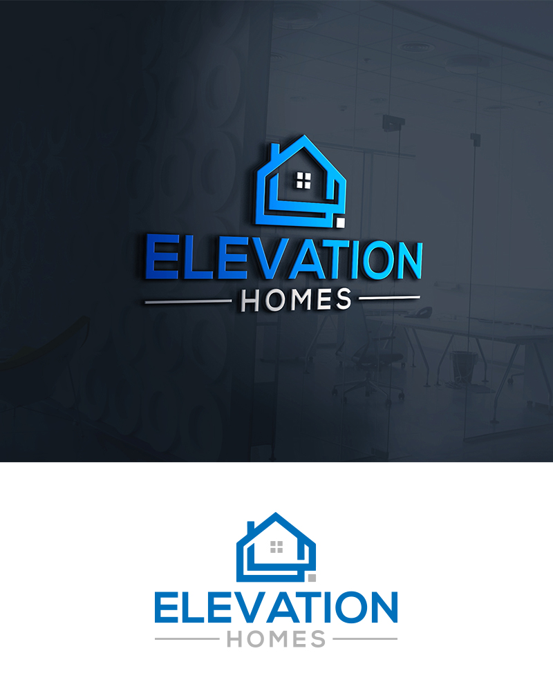 Elegant, Playful Logo Design for Elevation Homes by Sher Dil | Design ...