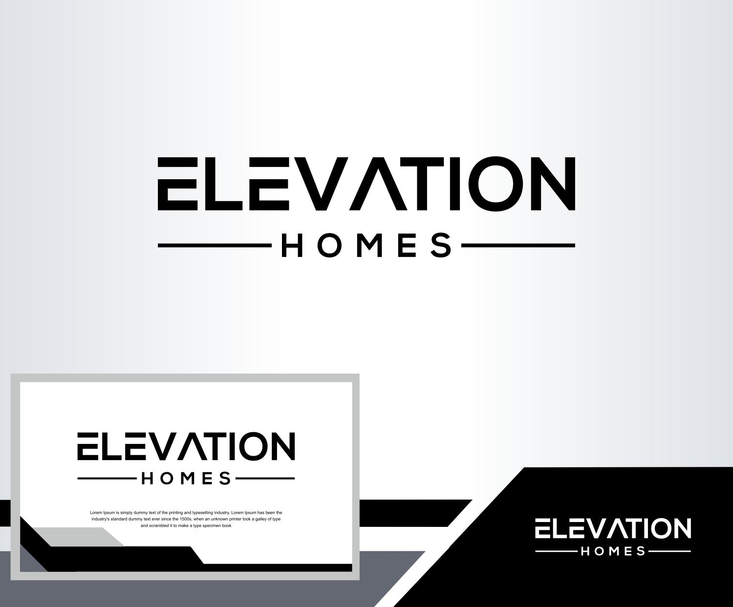 Elegant, Playful Logo Design for Elevation Homes by SOLIKINN DESIGN ...