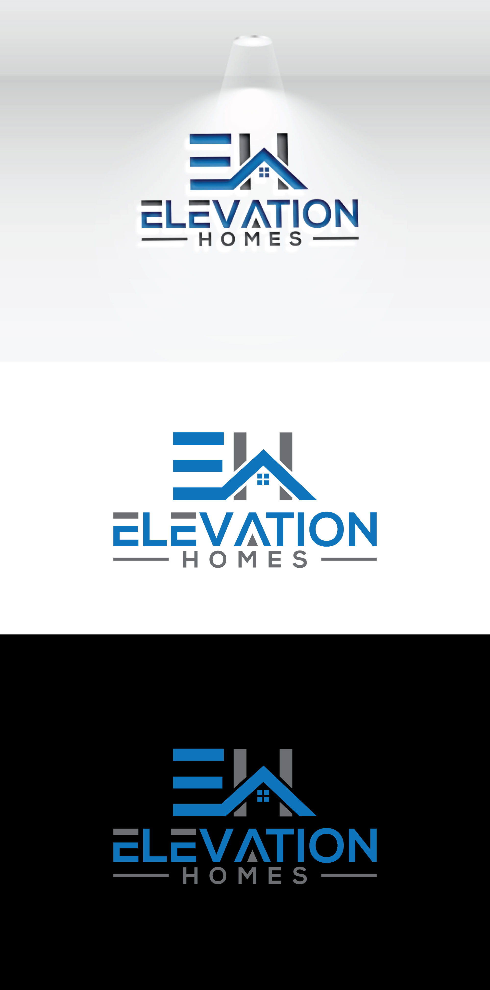 Elegant, Playful Logo Design for Elevation Homes by Dived99 | Design #32810913