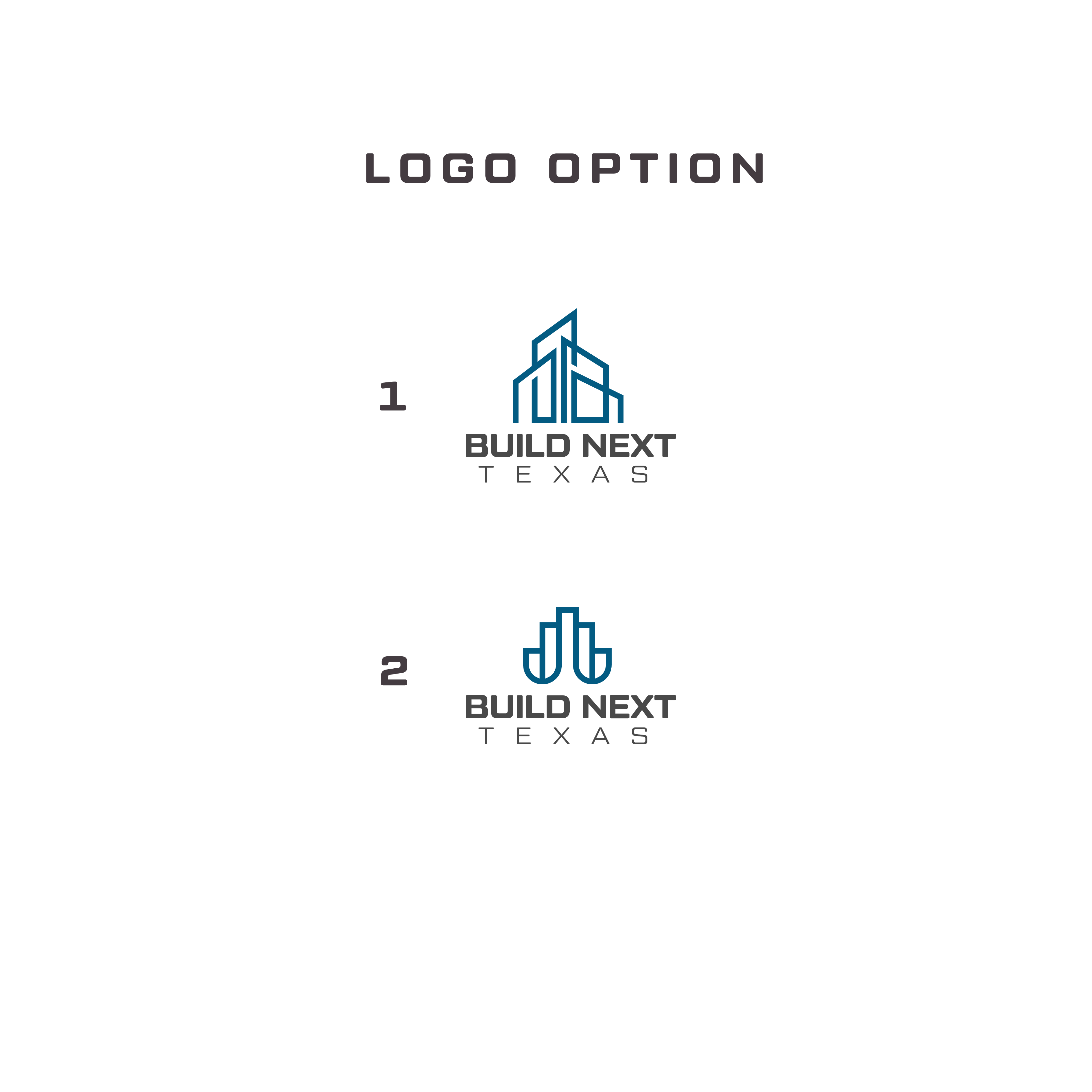 Bold, Professional, Construction Logo Design for Build Next Texas by ...