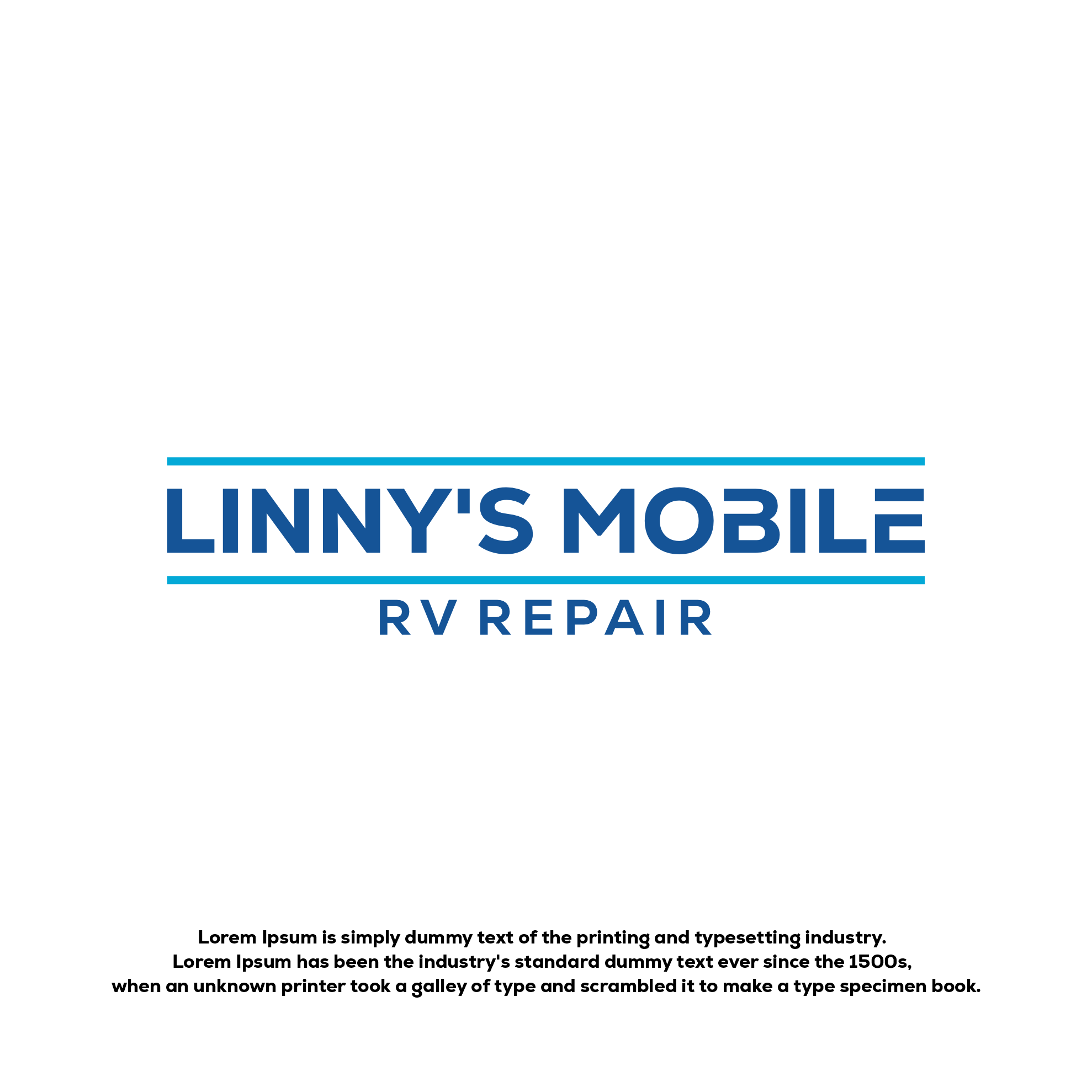 Bold, Masculine, RV Logo Design for LINNY'S MOBILE RV REPAIR by adeva ...