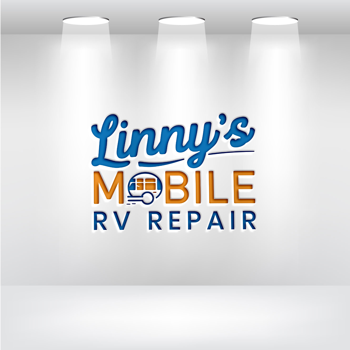 Bold, Masculine, RV Logo Design for LINNY'S MOBILE RV REPAIR by ...