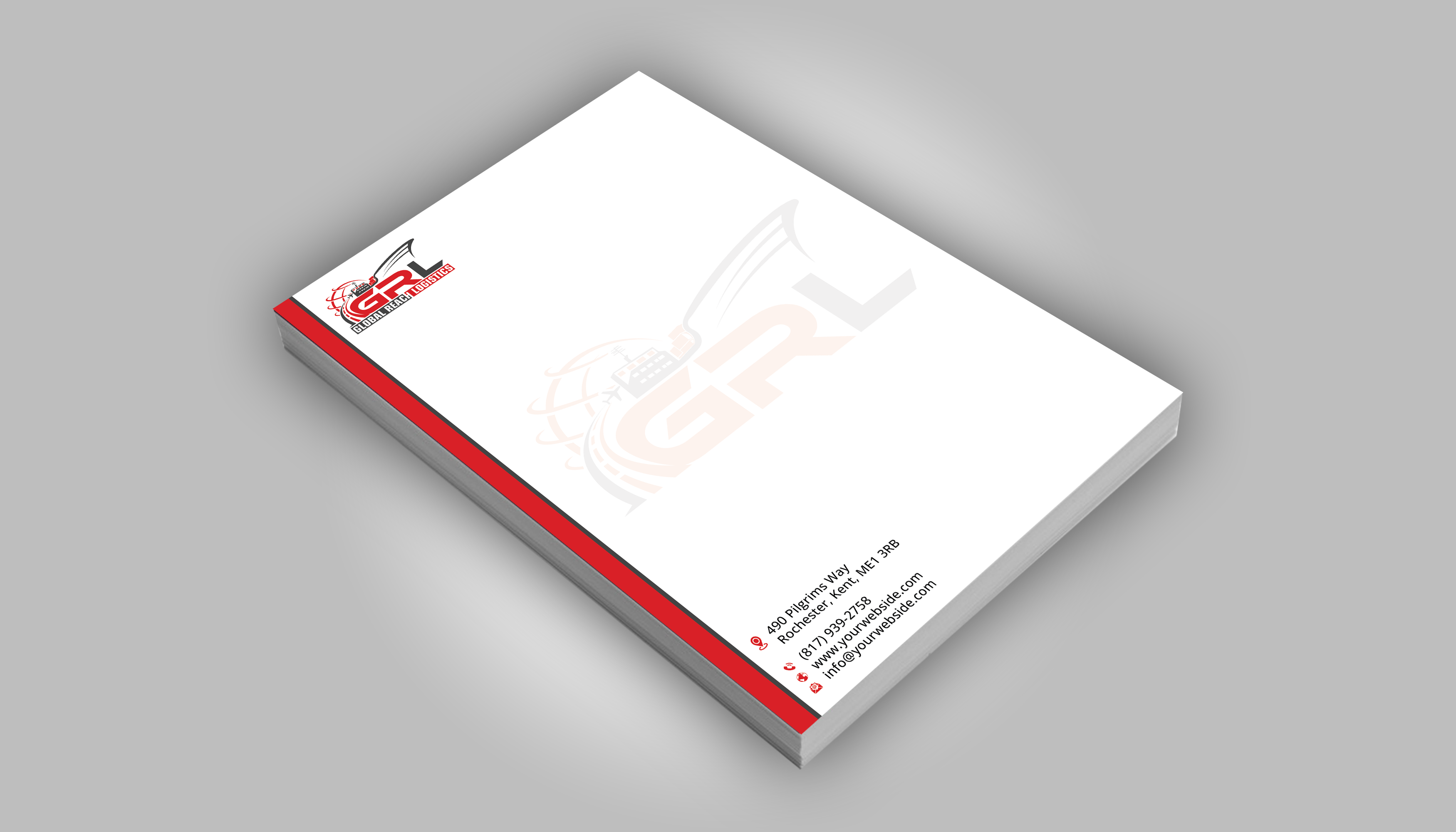 Professional, Modern, Logistics Letterhead Design for a Company by ...
