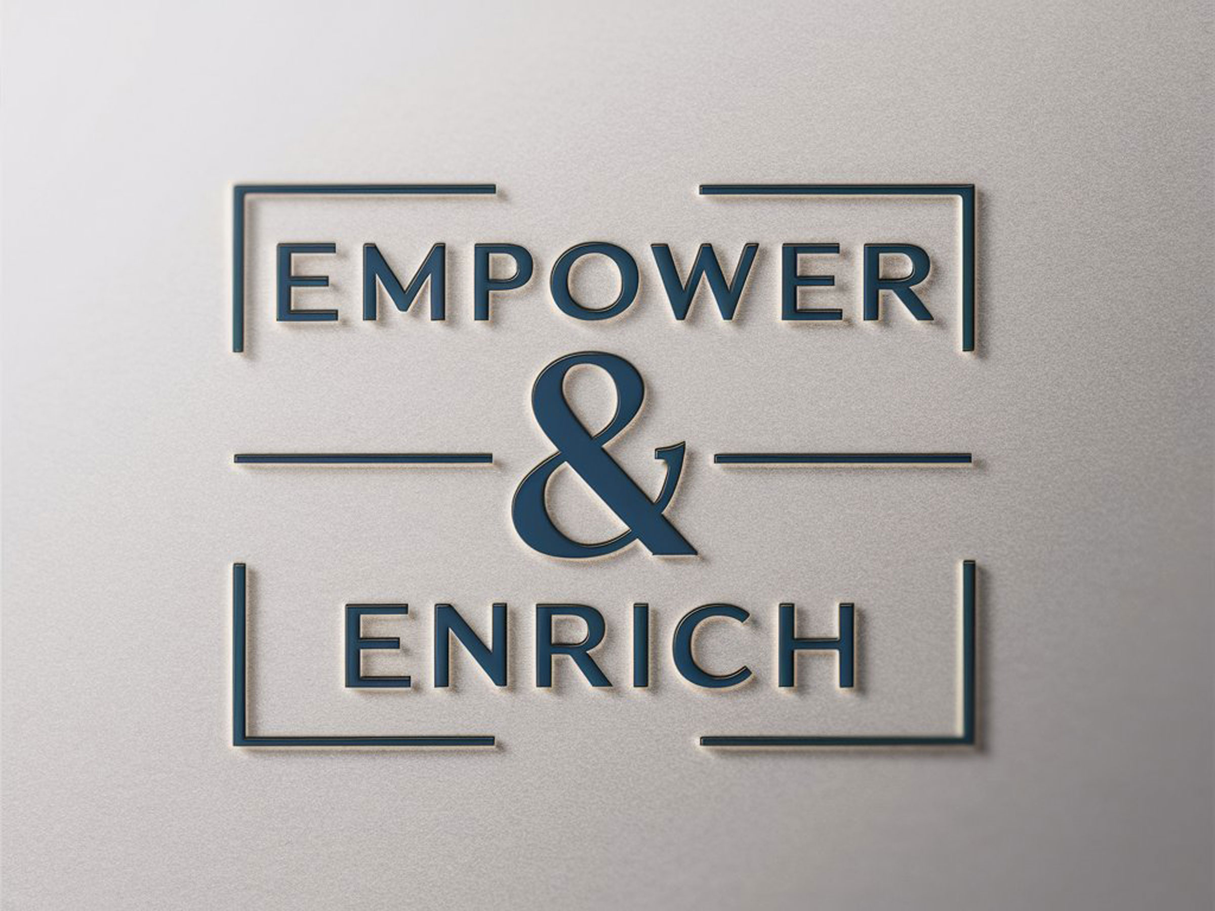 Logo Design for Empower (and/&) Enrich - by Josh Bainbridge by ...