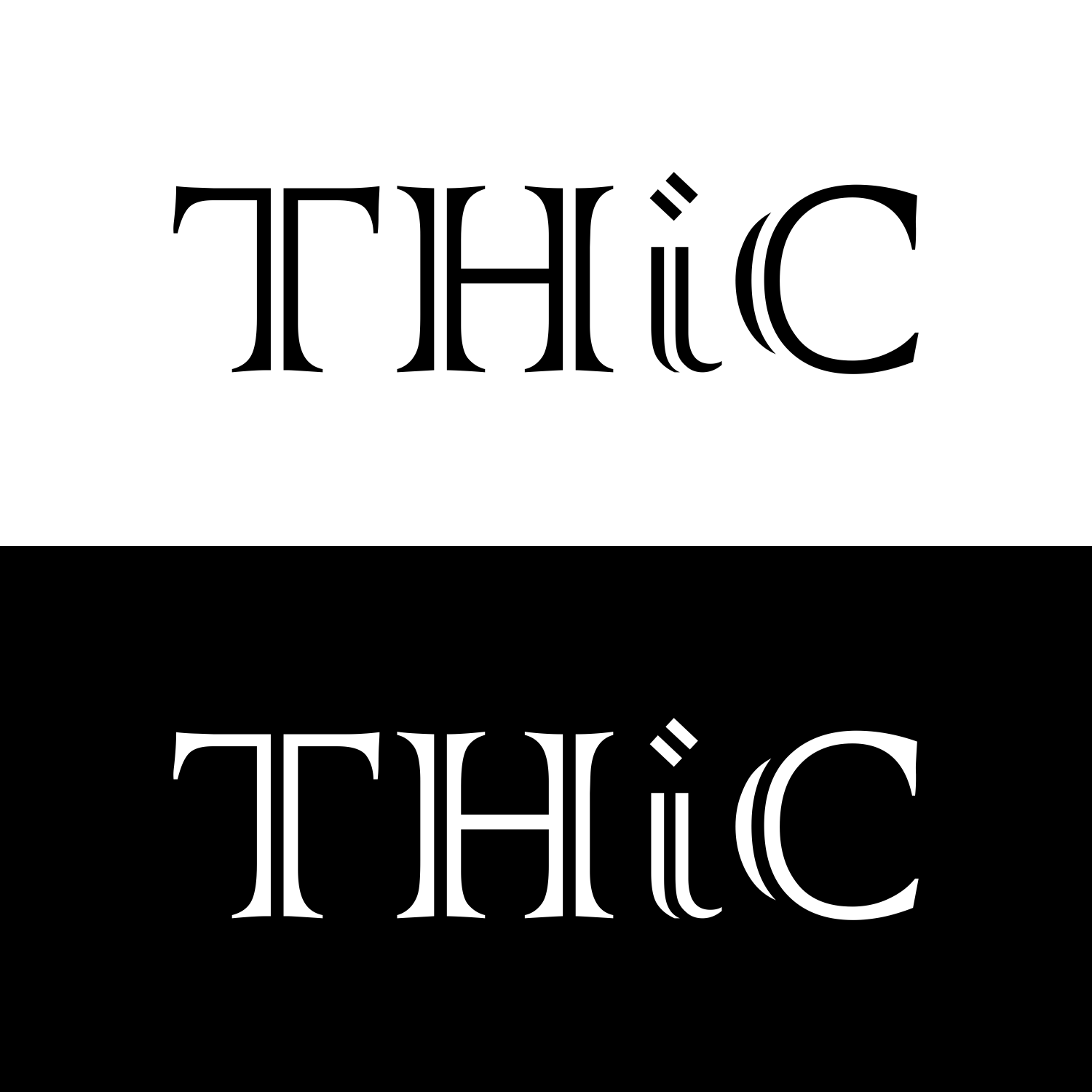 Elegant, Playful Logo Design for THiC by FLEXO DESIGN | Design #32840725