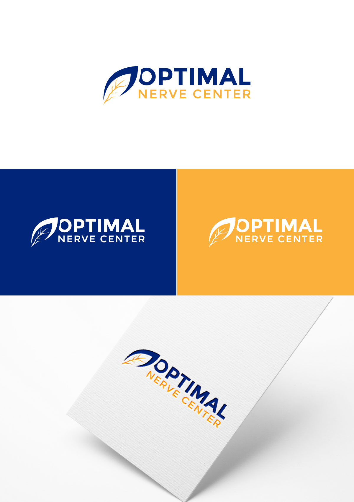 Logo Design for Optimal Nerve Center by Nasima 4 | Design #32819156