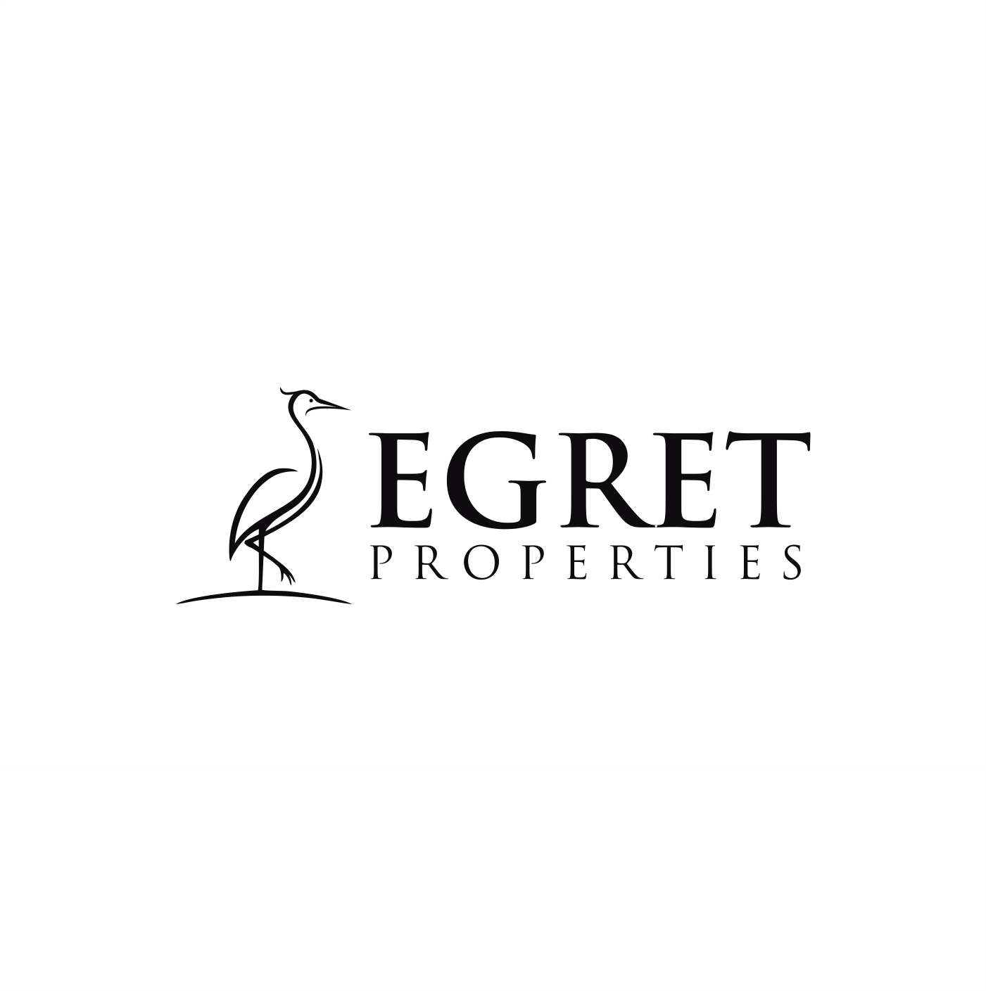 Logo Design for Egret Properties by Sigeto | Design #32828644