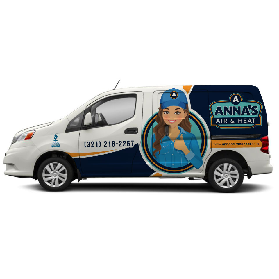Elegant, Playful, HVAC contractor Car Wrap Design for a Company by Yoga ...
