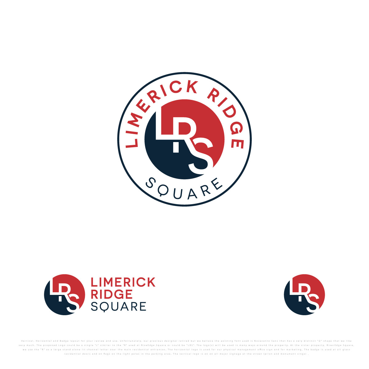 Upmarket, Serious Logo Design for L, LRS and/or Limerick Ridge Square ...