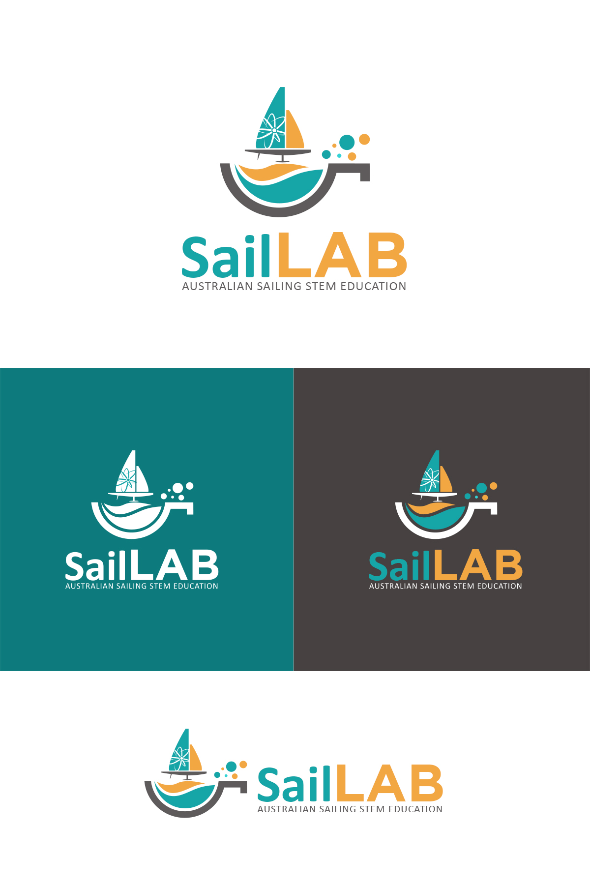 Modern, Bold, sailing Logo Design for SailLAB by sardilloivlucio ...