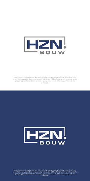 Construction Company exclusive projects | 138 Logo Designs for HZN. Bouw