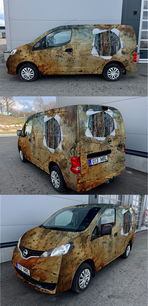 GRAPHIC FOR WRAPPING NISSAN NV200 | 23 Car Wrap Designs for Futurstampa