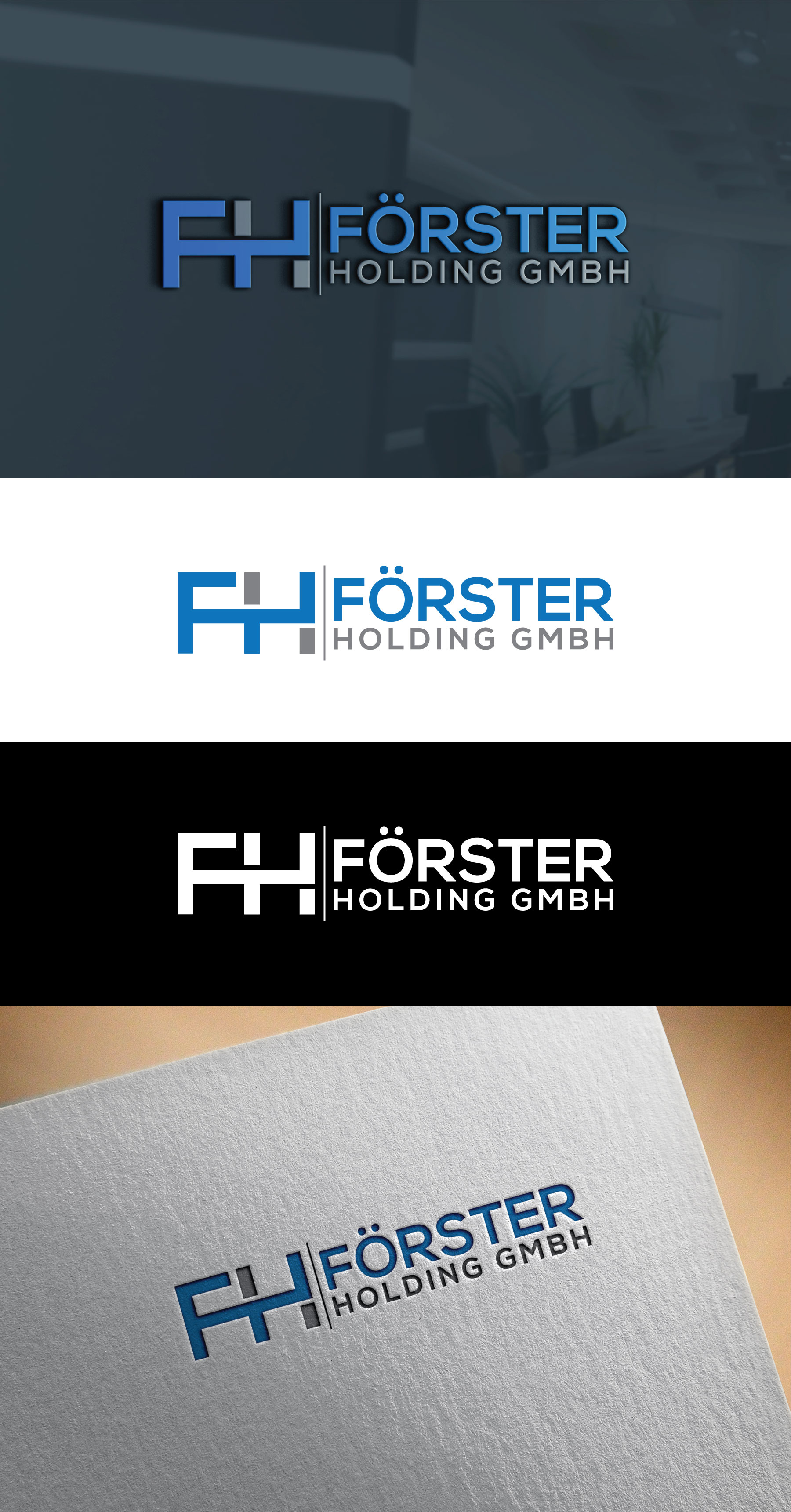 Logo Design for Förster Holding GmbH by Palash0077 | Design #32836458