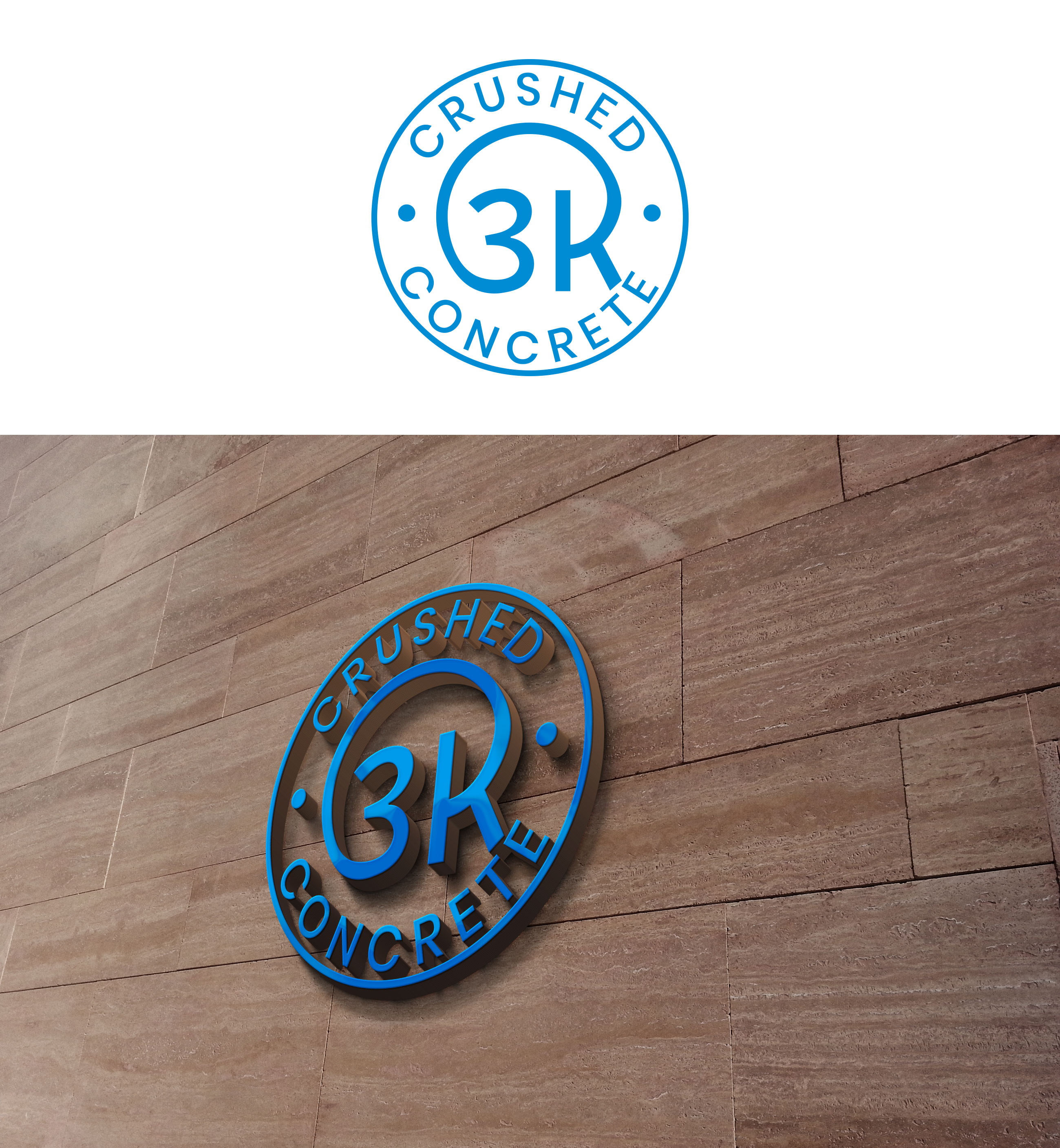 Logo Design for 3K Crushed Concrete by wdesigner2 | Design #32887936