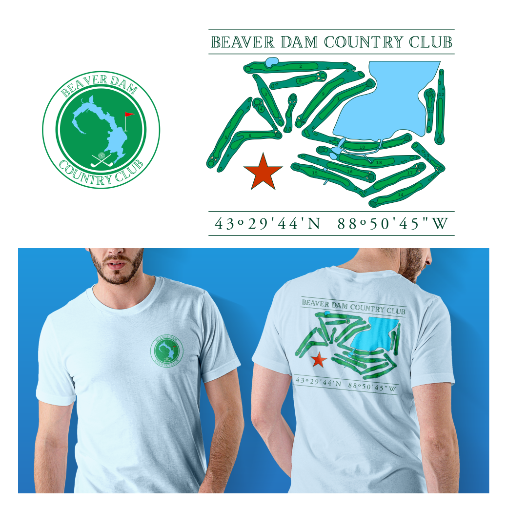 Elegant, Playful, Golf course T-shirt Design for a Company by ThiagoB ...