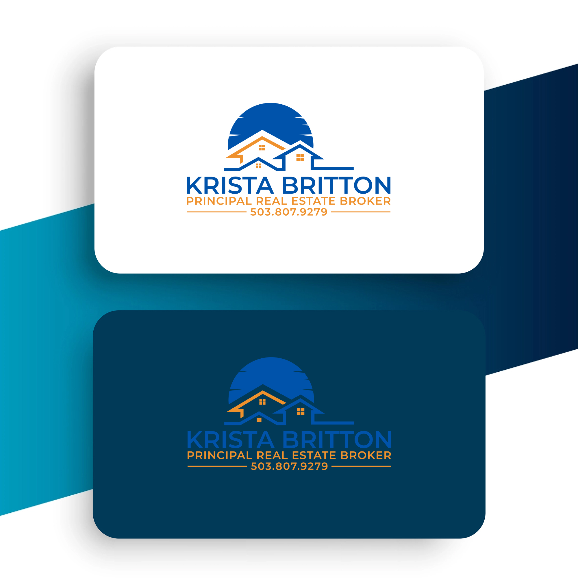 Logo Design for KRISTA BRITTON PRINCIPAL REAL ESTATE BROKER 503.807. ...